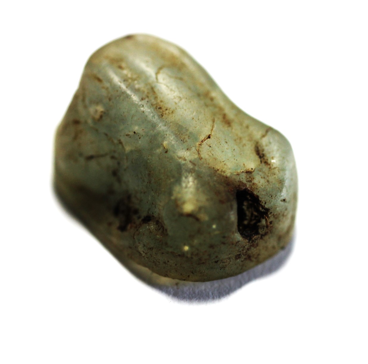 Acropolo. ANCIENT EGYPT. NEW KINGDOM. STONE FROG SHAPED SCARABOID. 1250 B.C