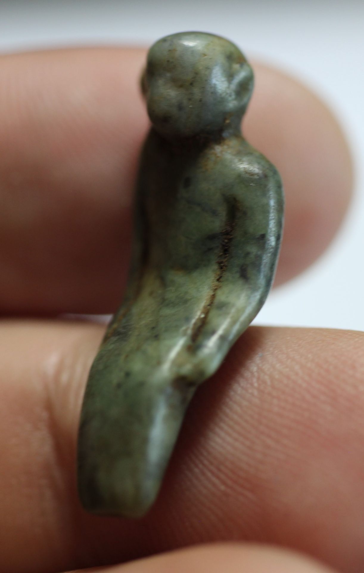 Acropolo. ANCIENT EGYPT. STONE AMULET OF BABY HORUS. 1250 B.C