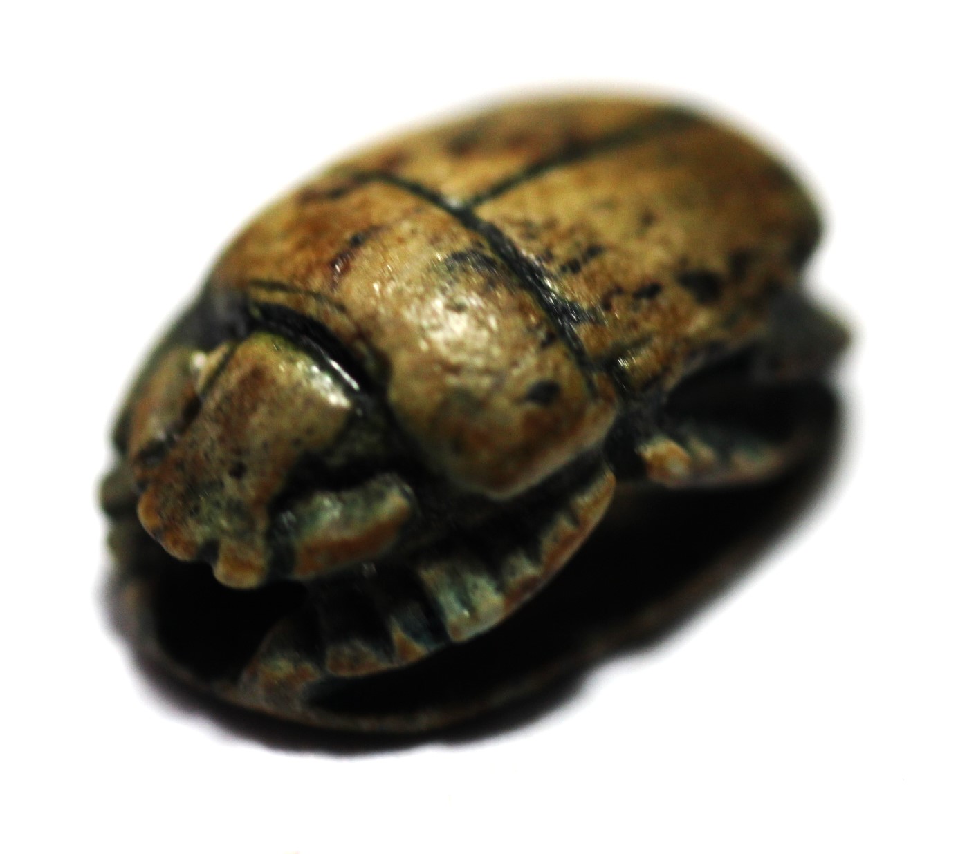 ANCIENT EGYPT , NEW KINGDOM STONE SCARAB. 1200 B.C. NAE OF Pharaoh Sethi II