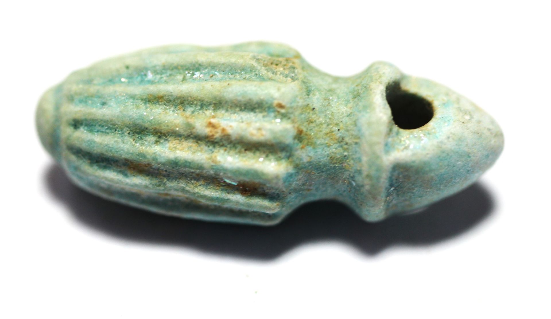 ANCIENT ROMAN FAIENCE AMULET. 200 A.D