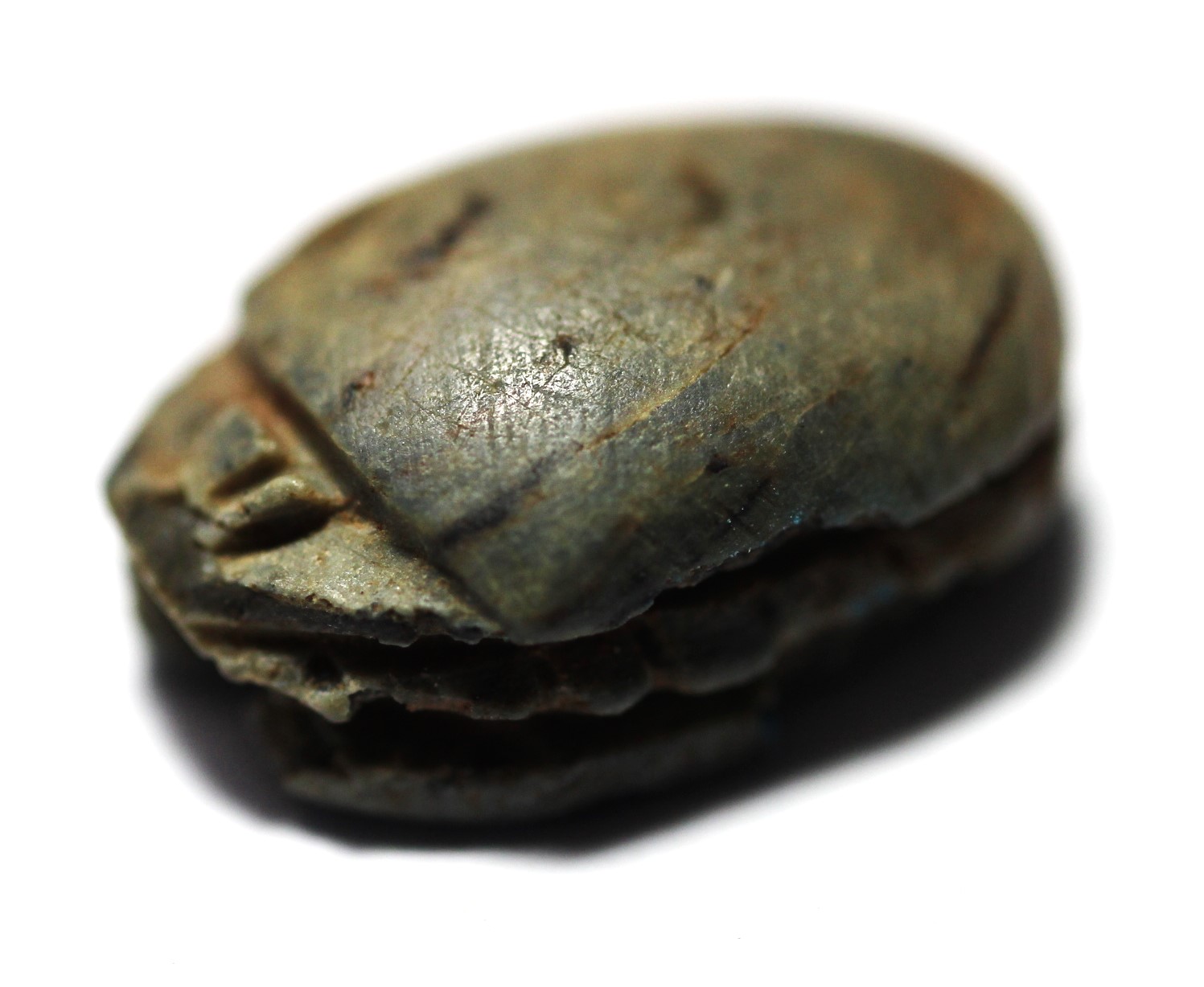 ANCIENT EGYPT. NEW KINGDOM STONE SCARAB. 1400 - 1200 B.C