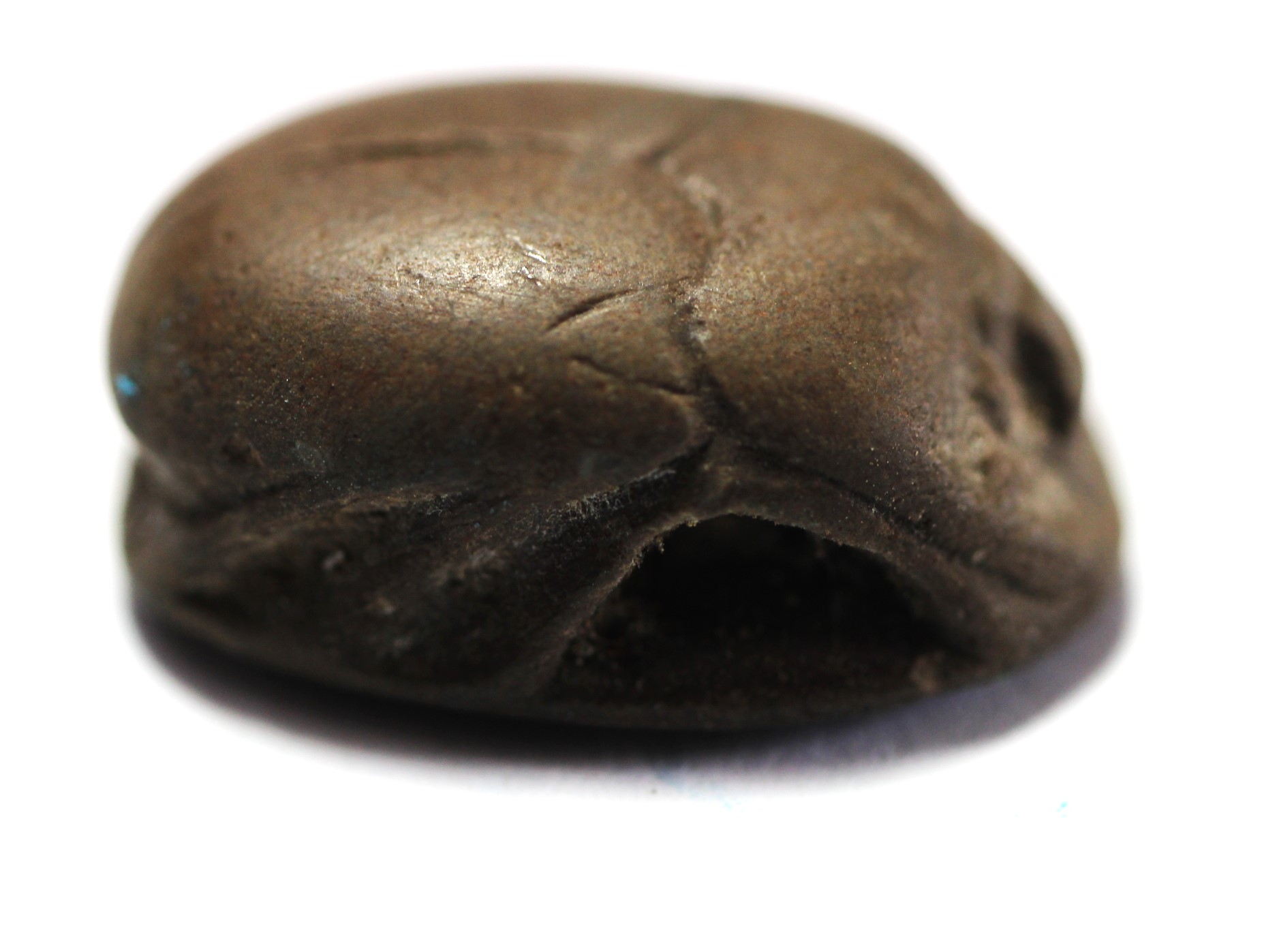 ANCIENT EGYPT. NEW KINGDOM STONE SCARAB. 1250 B.C