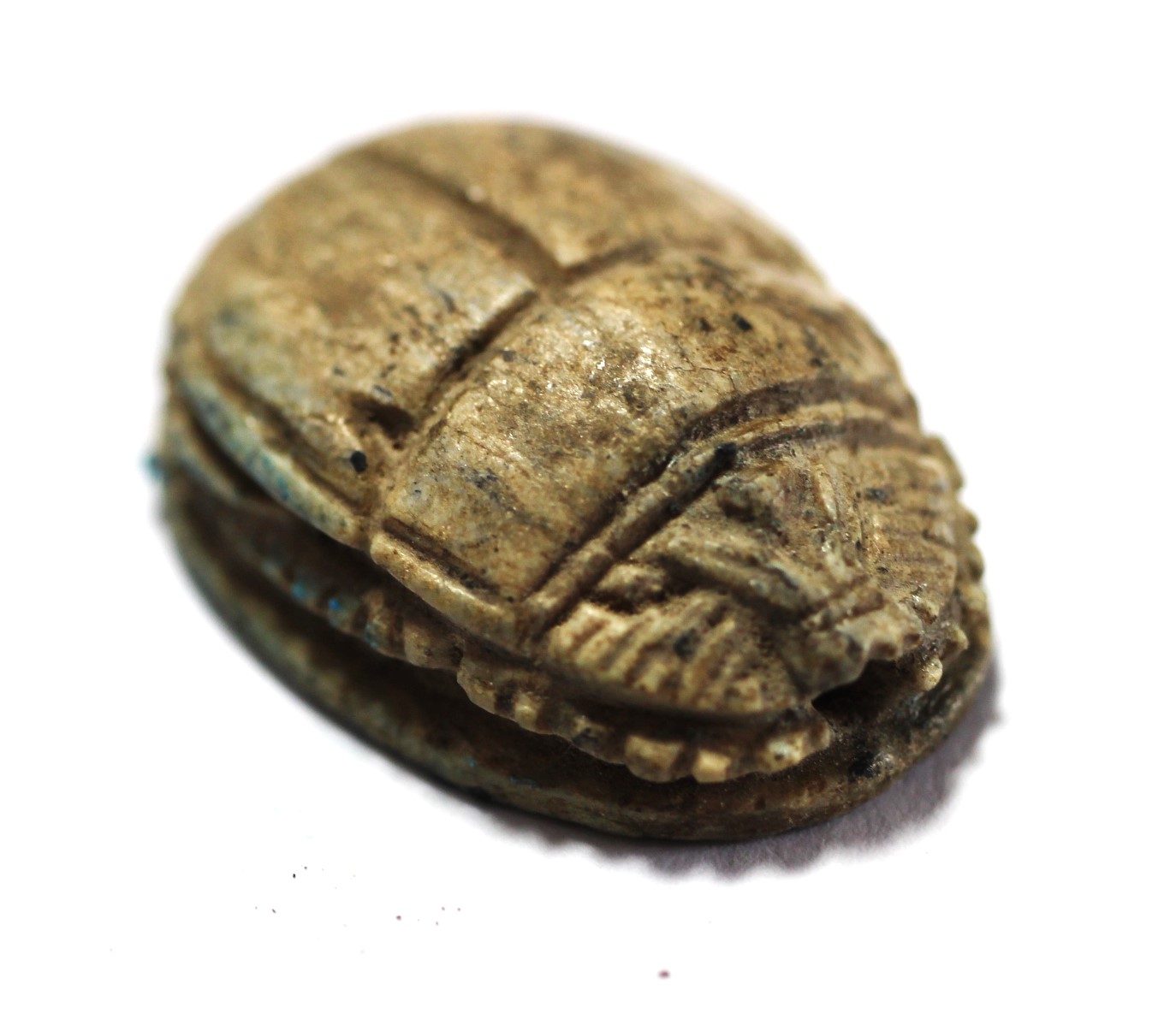 ANCIENT EGYPT. NEW KINGDOM STONE SCARAB. 1250 B.C