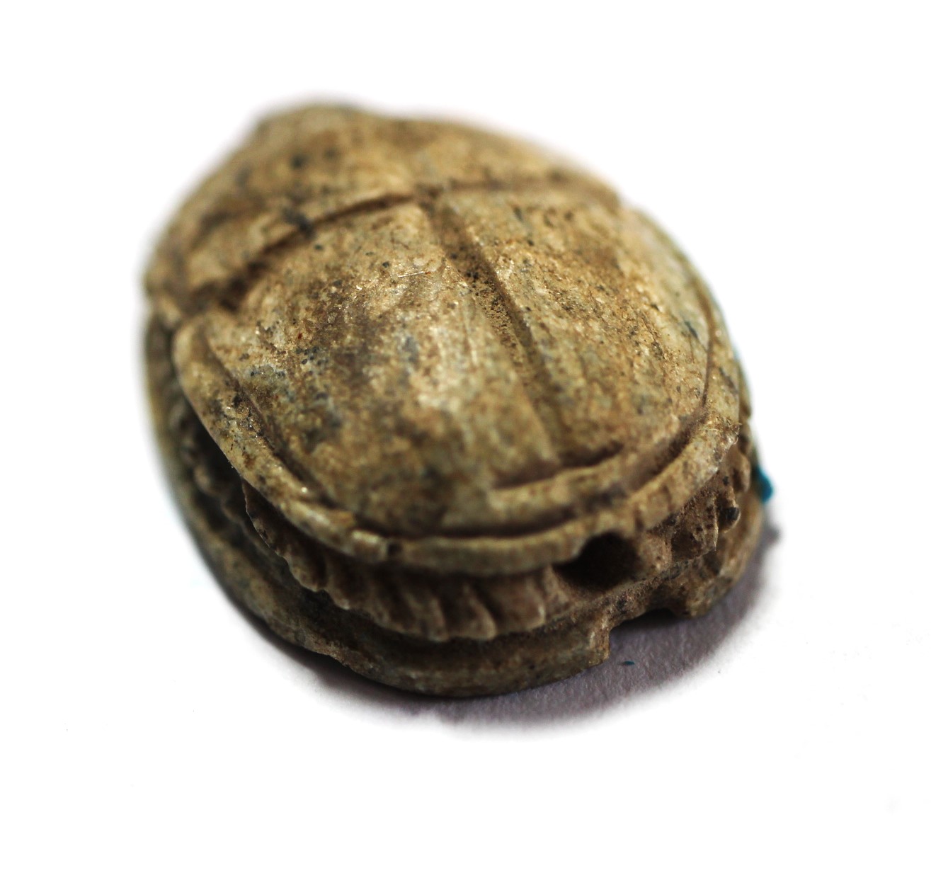 ANCIENT EGYPT. NEW KINGDOM STONE SCARAB. 1250 B.C