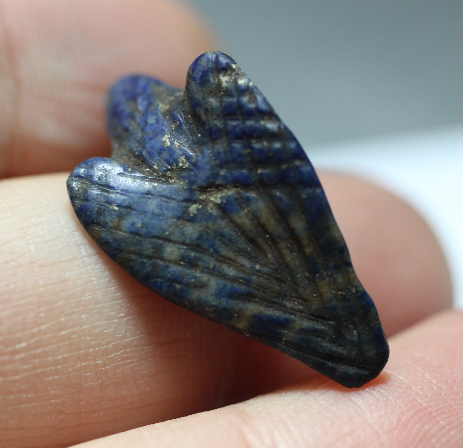 ANCIENT EGYPT. STONE FALCON (HORUS) AMULET. STUNNING. 1250 B.C ...