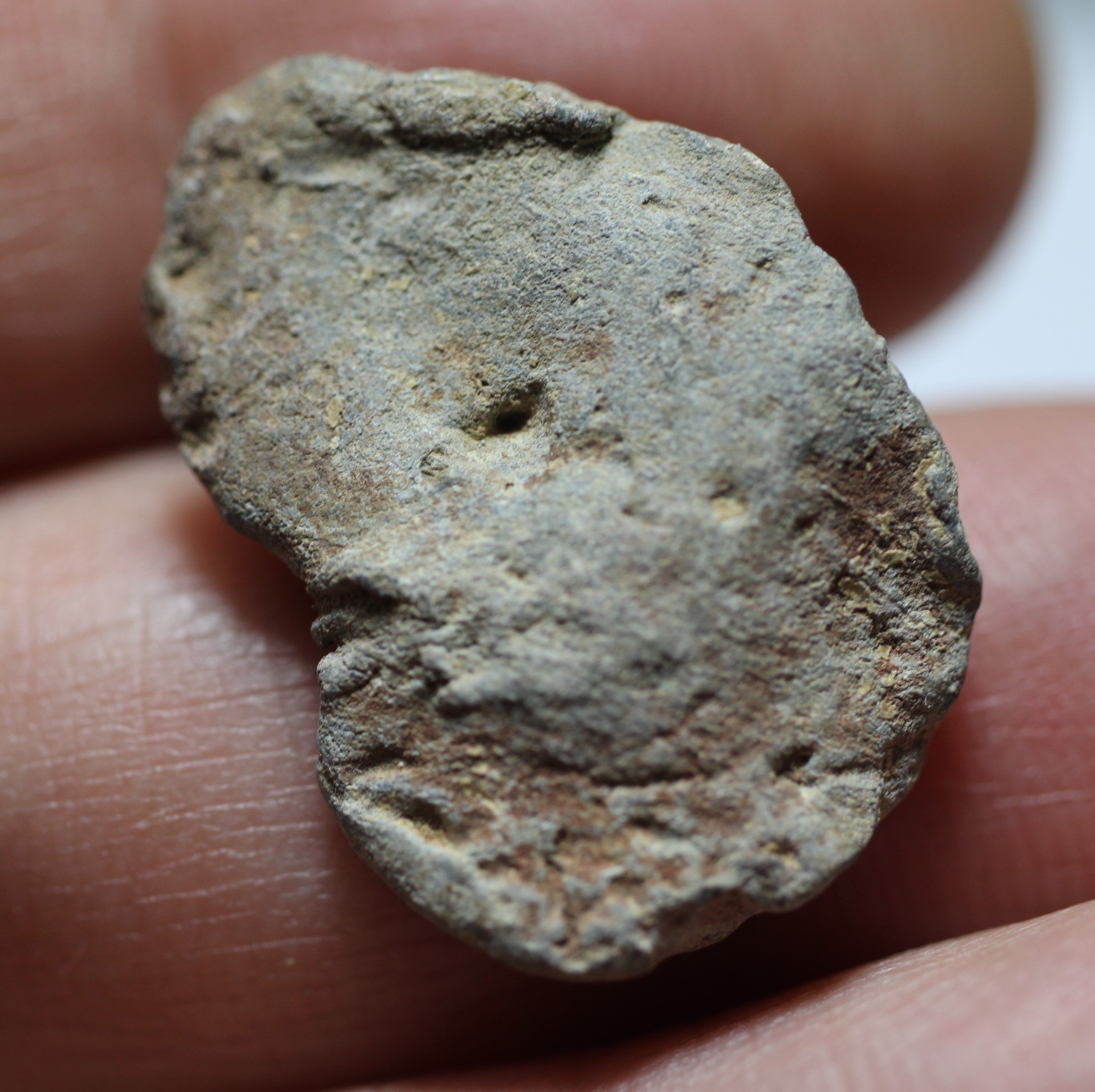 ANCIENT ROMAN LEAD FEMALE BUST. 200 A.D