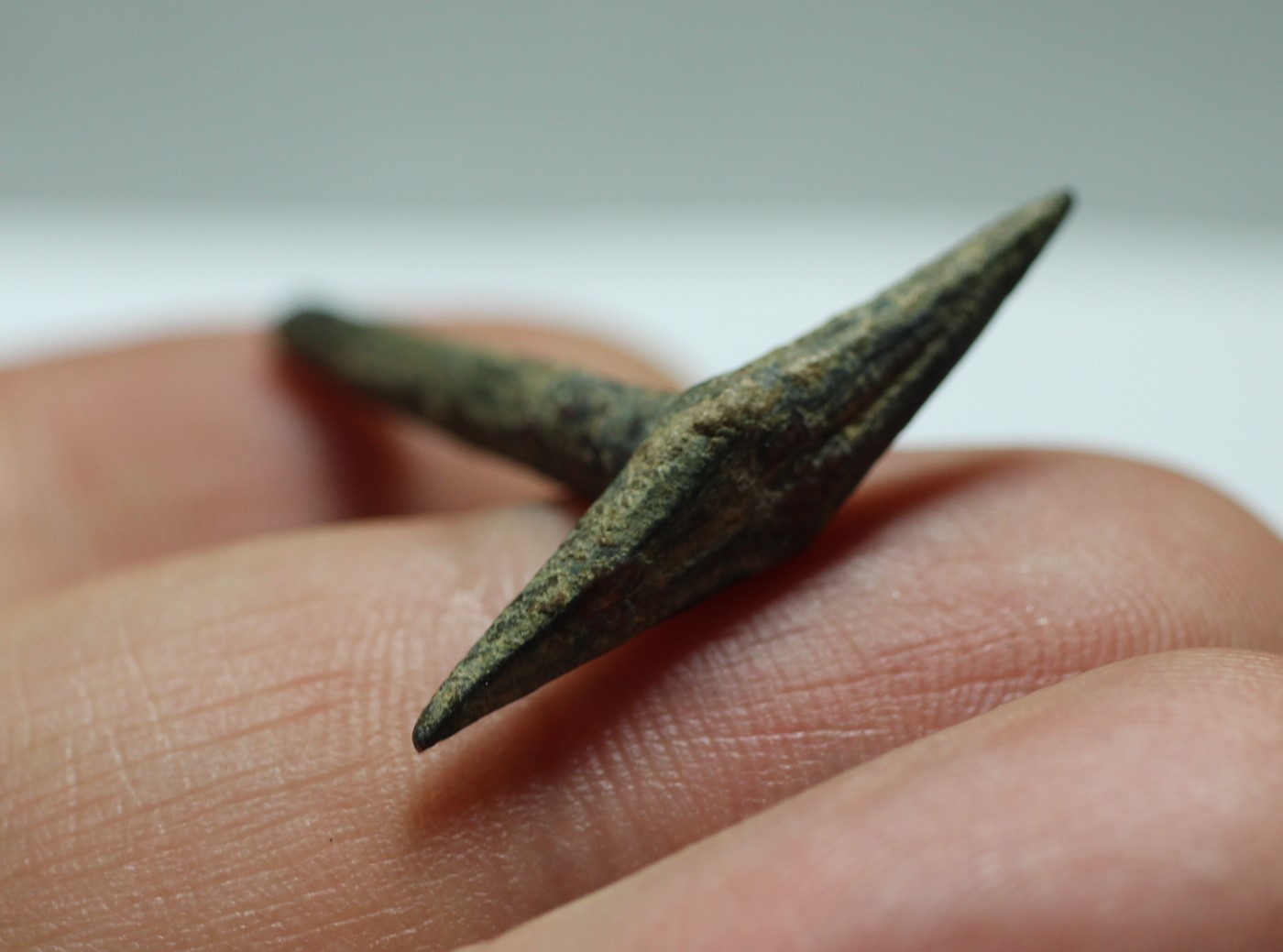 ANCIENT ROMAN OR EARLIER BRONZE TOOL. 100 A.D