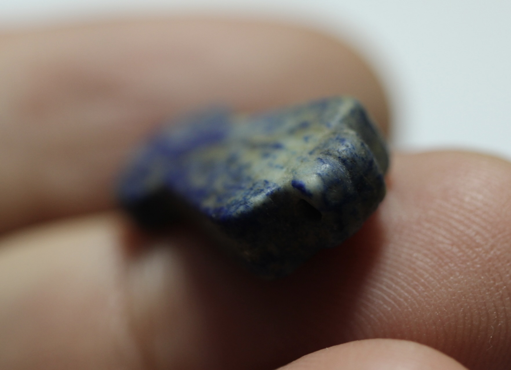 ANCIENT EGYPT. NEW KINGDOM LAPIS LAZULI MENAT AMULET. 1250 B.C