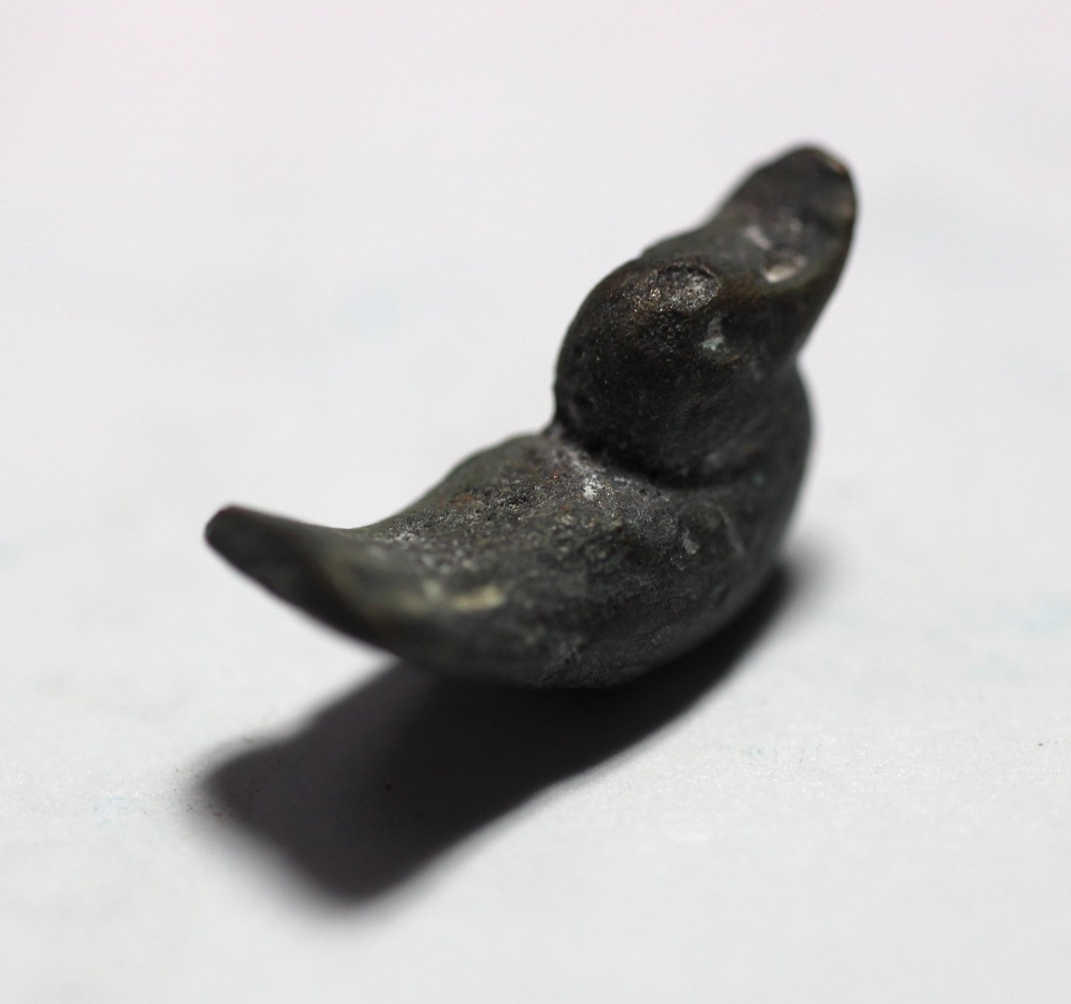 Acropolo. ANCIENT IRON AGE ZOOMORPHIC BRONZE WIGHT. DUCK. 1200 - 900 B.C