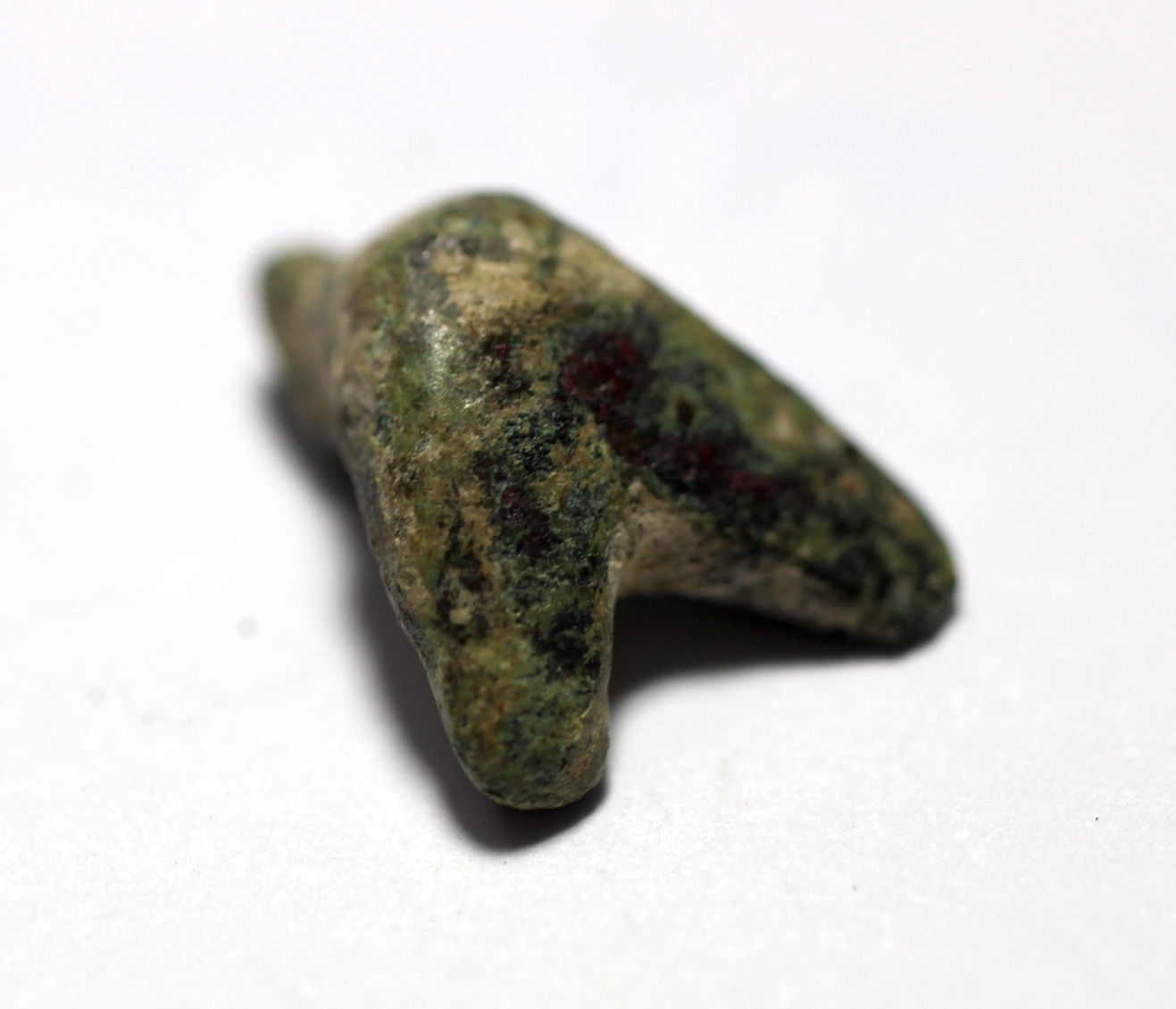 ANCIENT IRON AGE ZOOMORPHIC BRONZE WIGHT. DUCK. 1200 - 900 B.C