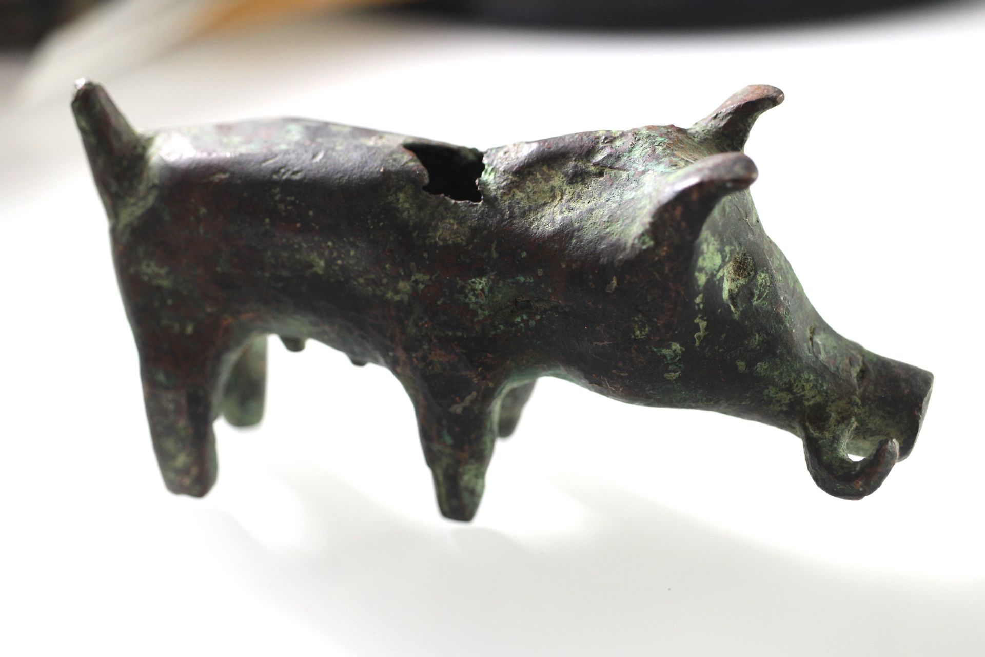 ROMAN EGYPT. BRONZE BOAR. 100 - 200 A.D