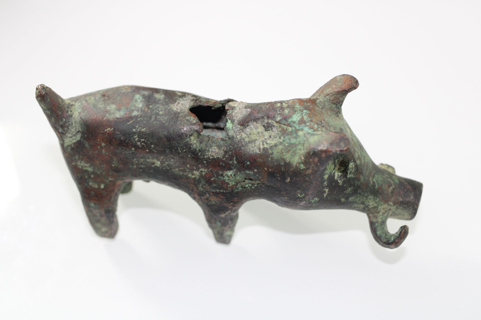 ROMAN EGYPT. BRONZE BOAR. 100 - 200 A.D