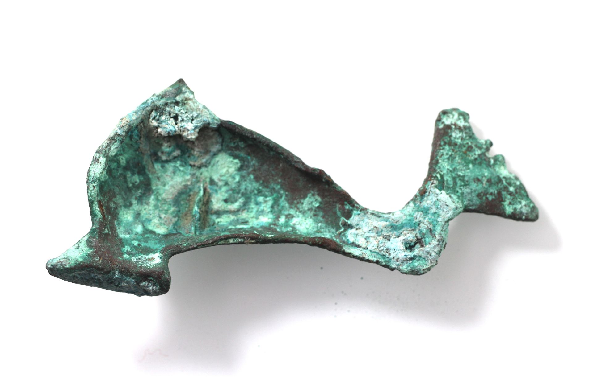 ROMAN EGYPT. BRONZE FISH OR DOLPHIN. 100 - 200 A.D
