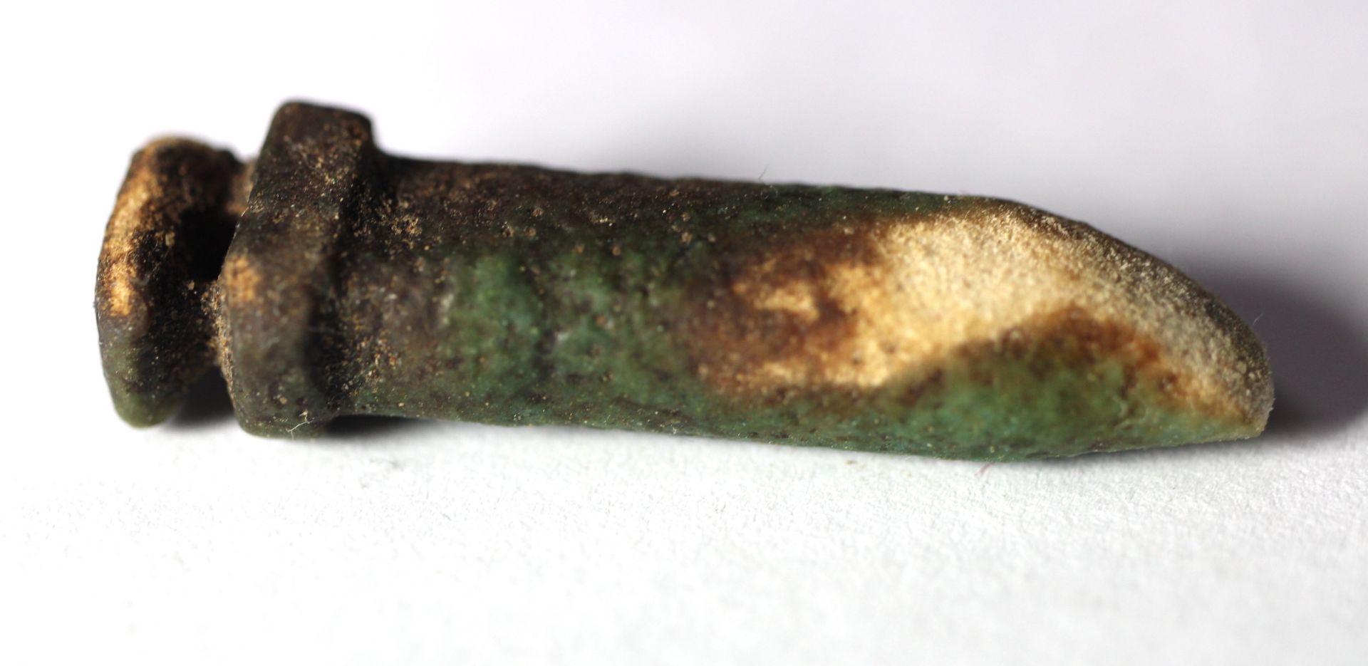 Acropolo. ANCIENT EGYPT FAIENCE PAPYRUS SCEPTER AMULET. 600 - 300 B.C