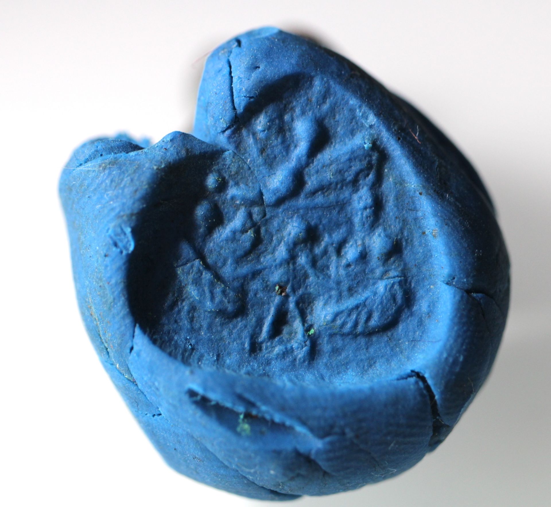 IRON AGE. 8TH - 7TH CENTURY B.C. JORDAN. BRONZE SEAL.