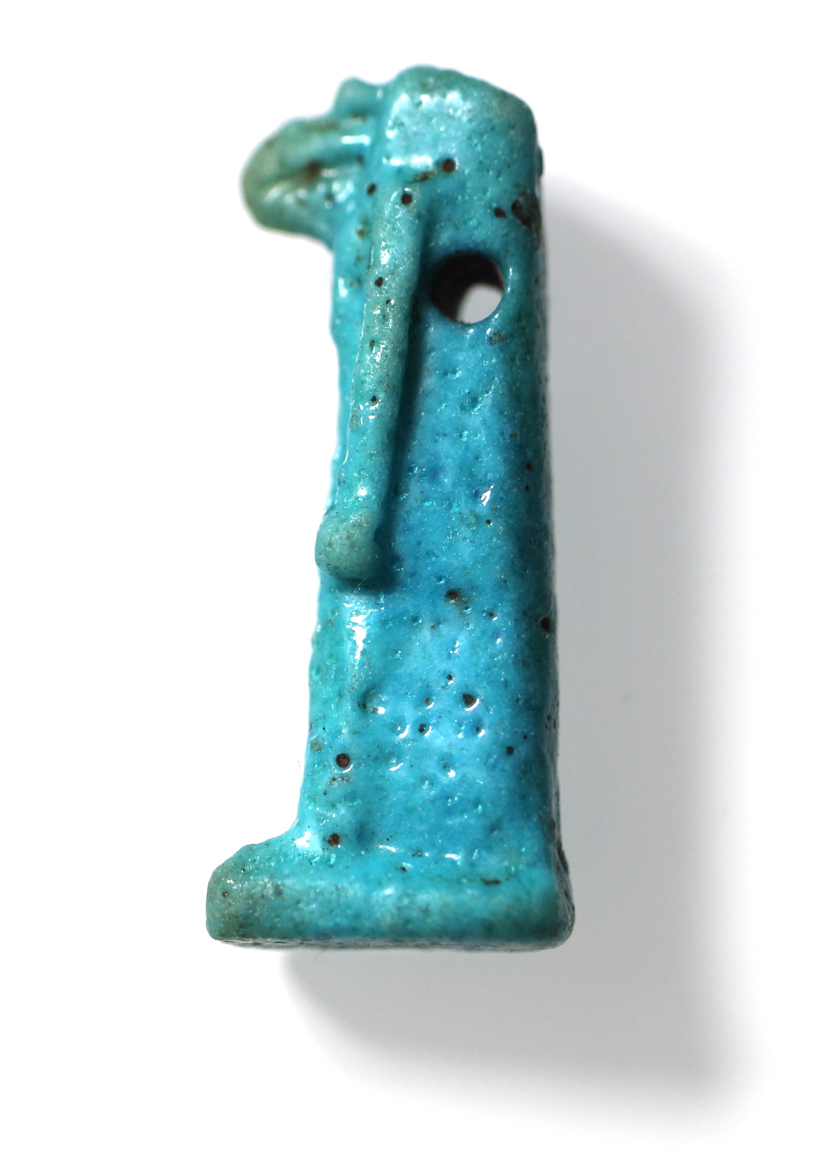 ANCIENT EGYPT. FAIENCE THOTH AMULET. 600 - 300 B.C