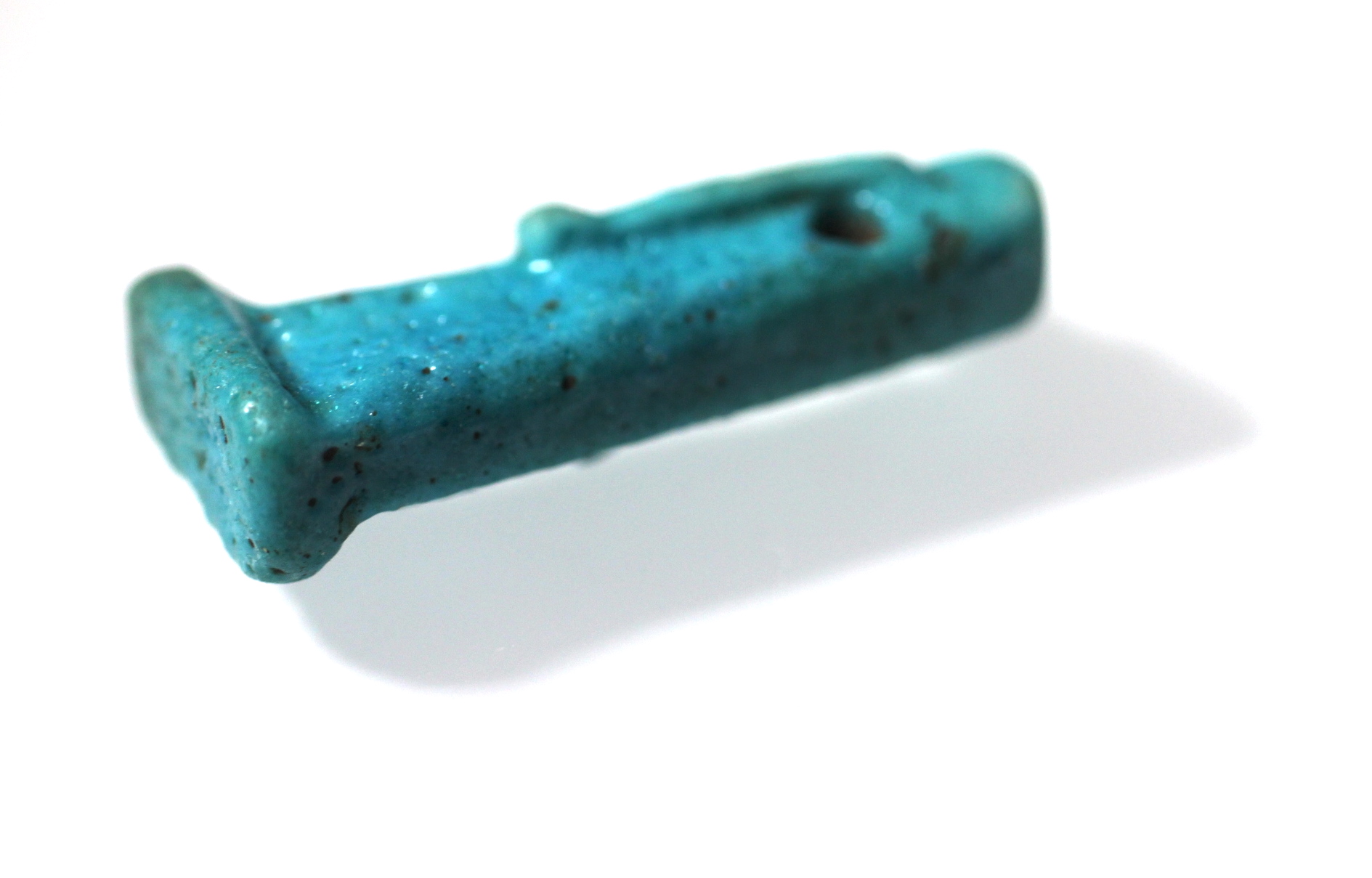 ANCIENT EGYPT. FAIENCE THOTH AMULET. 600 - 300 B.C