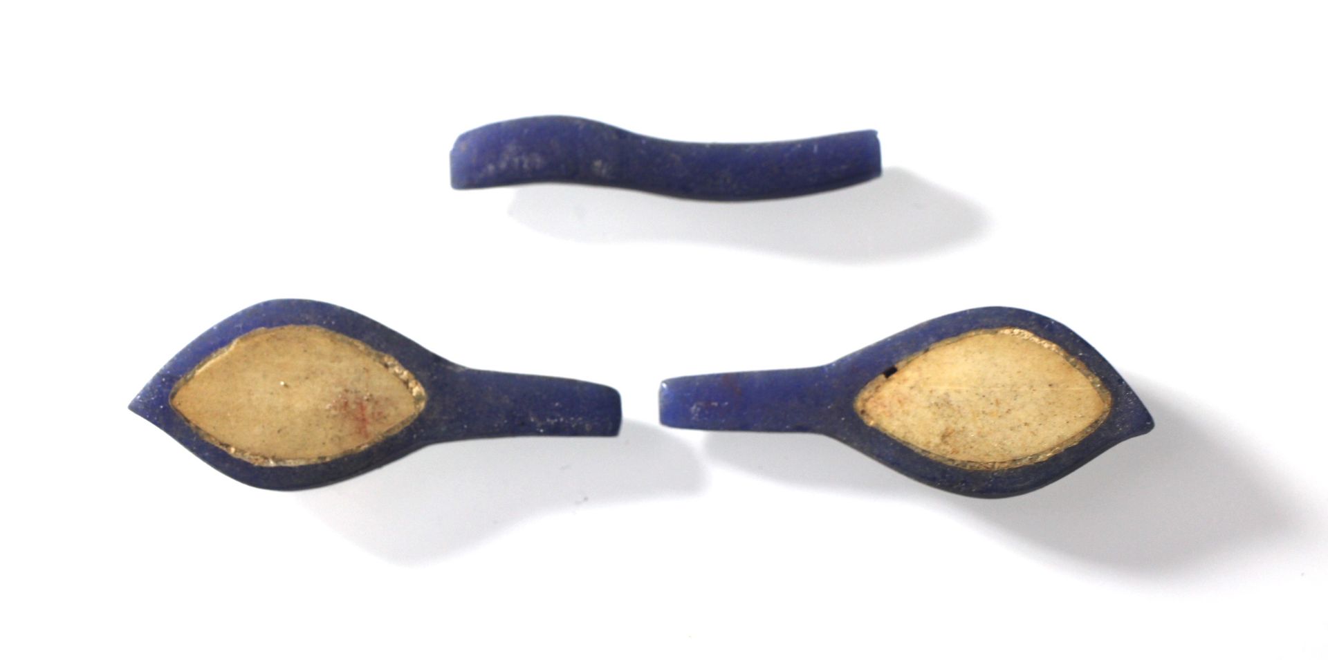 ANCIENT EGYPT. GLASS & ALABASTER EYES. NEW KINGDOM. 1300 B.C