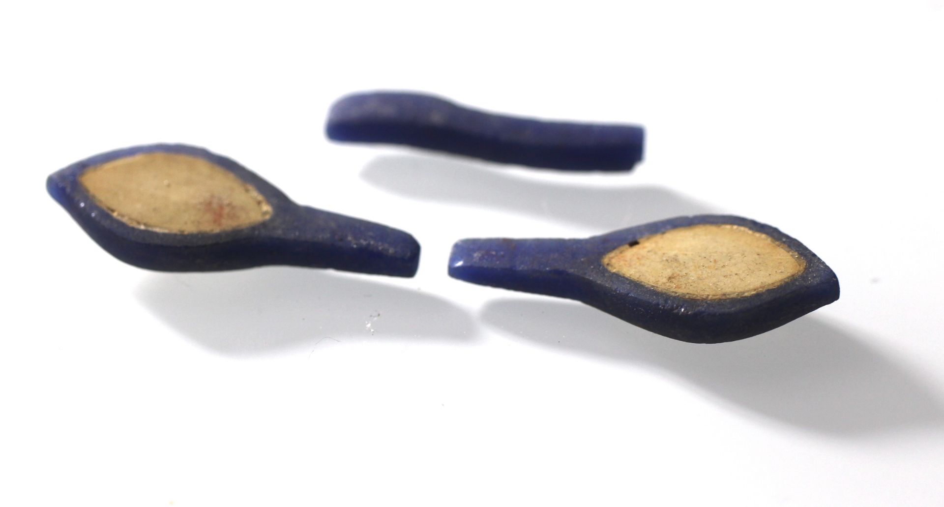 ANCIENT EGYPT. GLASS & ALABASTER EYES. NEW KINGDOM. 1300 B.C