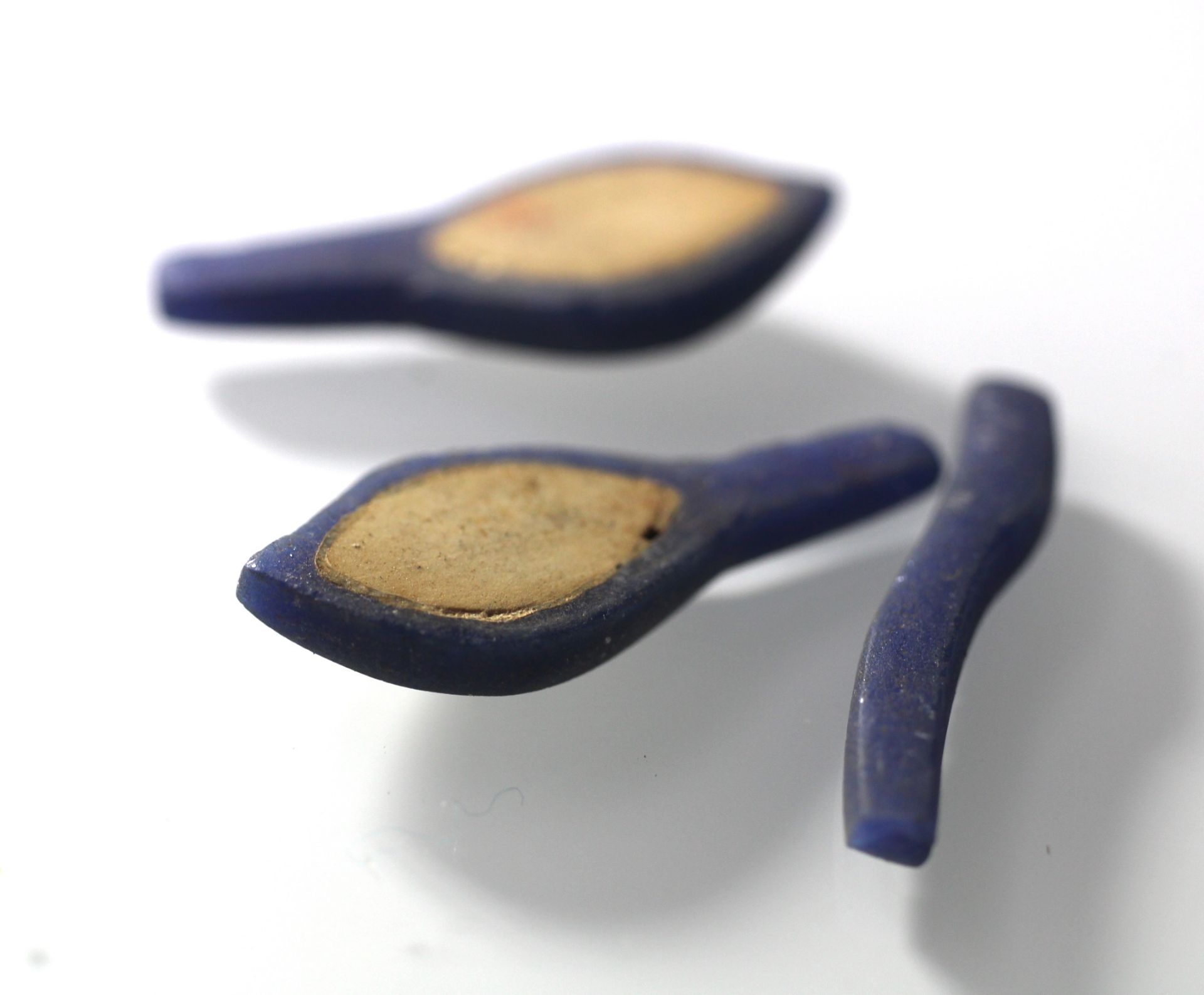 ANCIENT EGYPT. GLASS & ALABASTER EYES. NEW KINGDOM. 1300 B.C