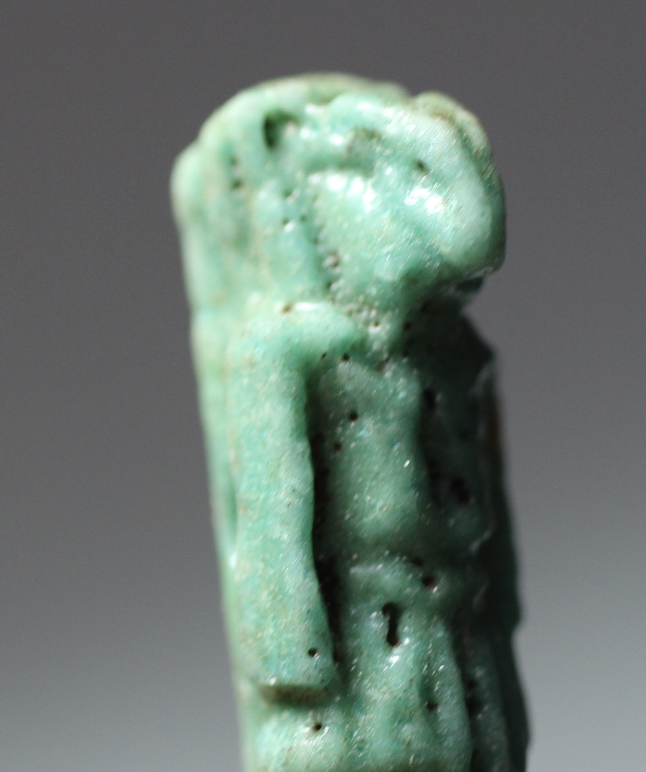 Ancient Egypt. Faience Thoth Amulet. 600 - 300 B.C
