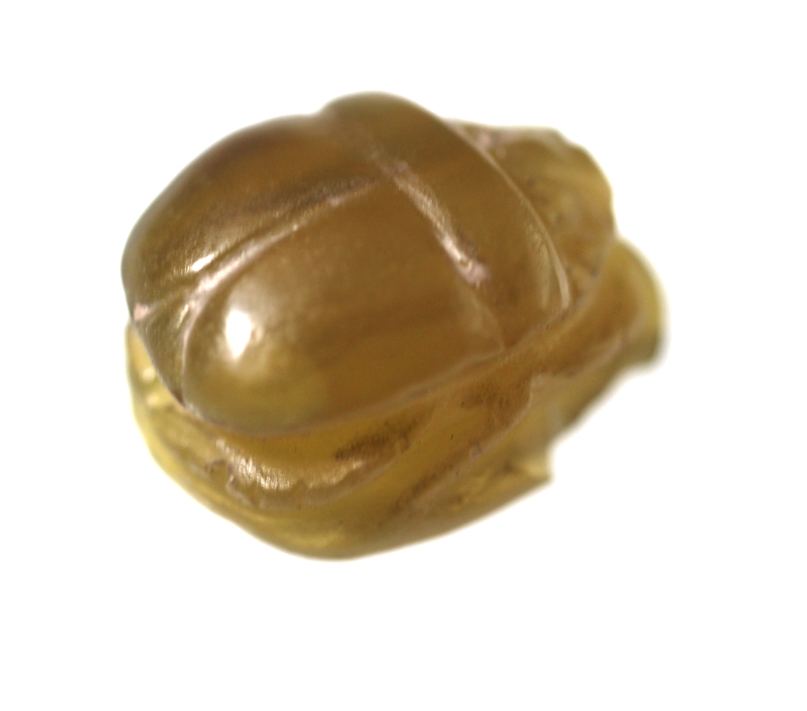 ANCIENT EGYPT. LIBYAN GLASS SCARAB. 1250 B.C RAMISSES II ERA