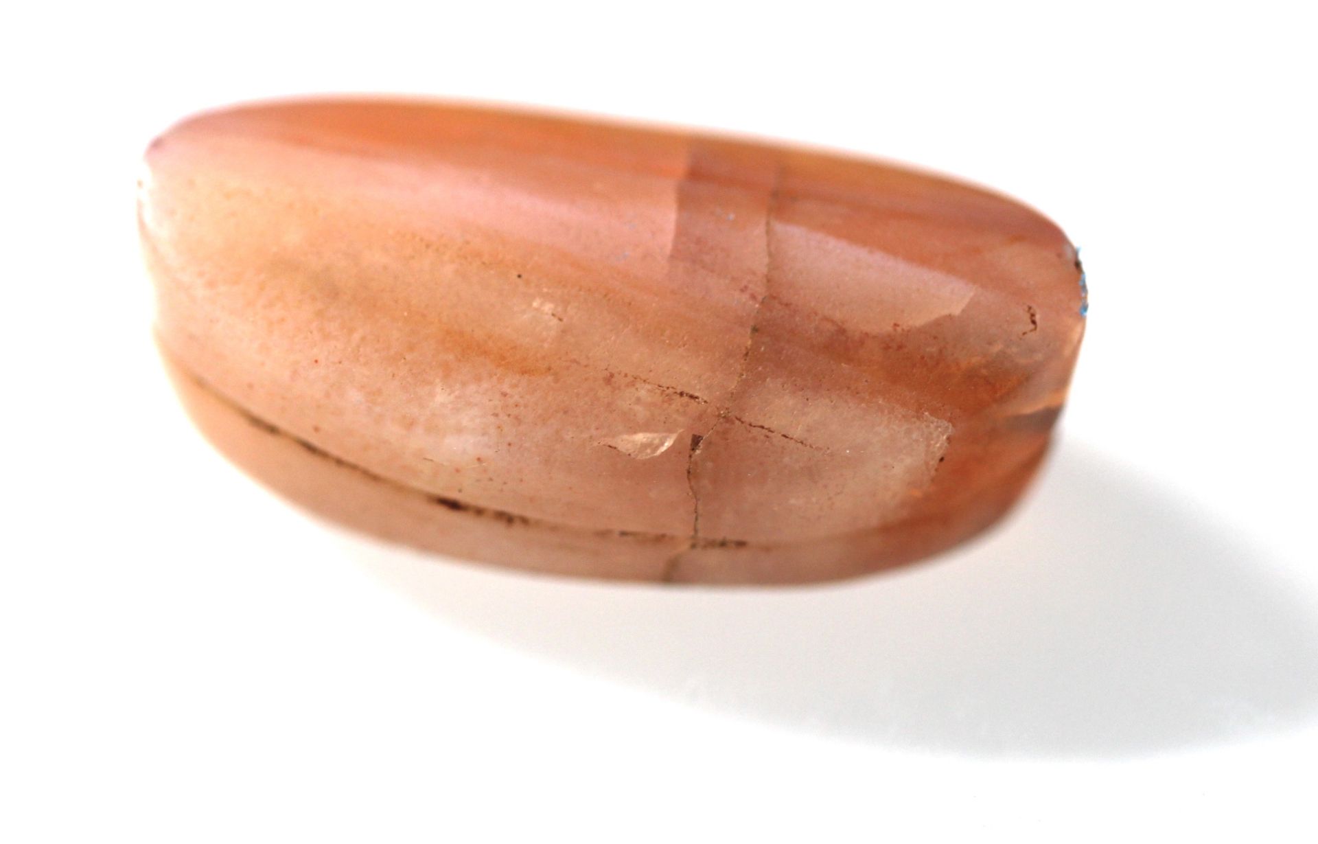 ANCIENT EGYPT . CARNELIAN STONE SCARABOID. STUNNING DETAILS. 1250 B.C