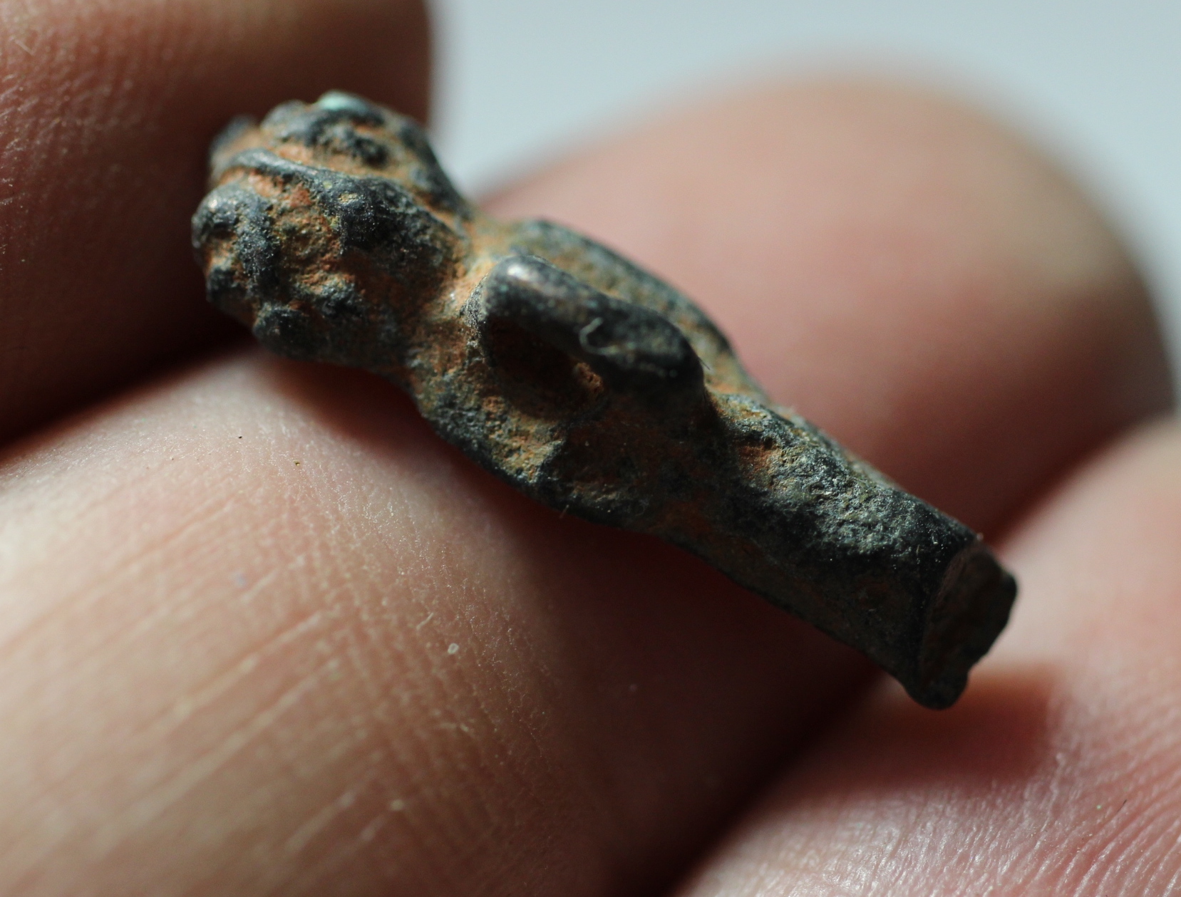 Acropolo. ANCIENT JORDAN. PERSIAN- HELLENISTIC . BRONZE AMULET OF THE ...