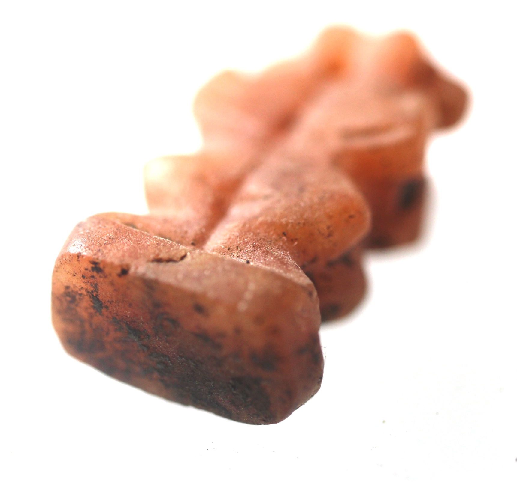 ANCIENT EGYPT. DOUBLE SIDED STONE AMULET. MONKEY. 1250 B.C NEW KINGDOM