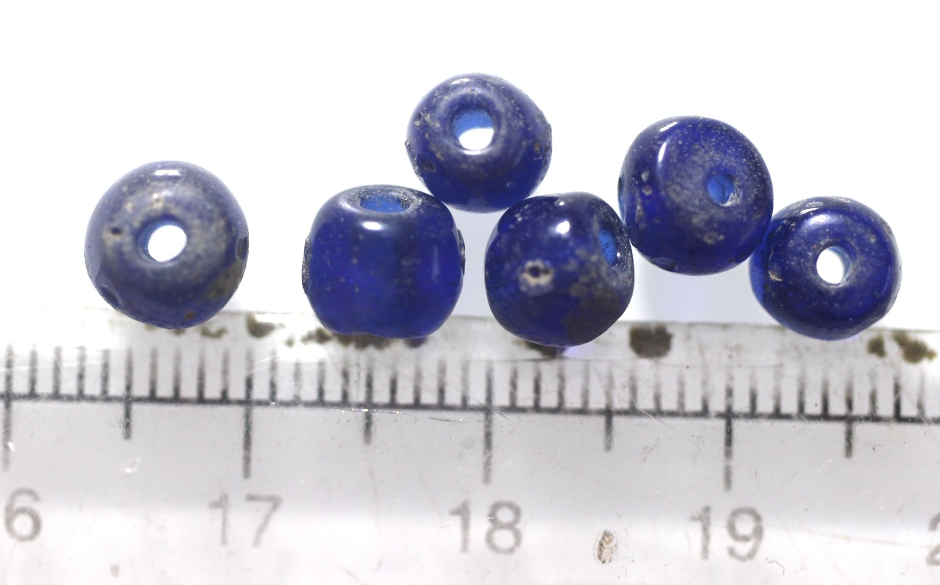 ANCIENT ROMAN GLASS BEADS. 1700 + YEARS OLD