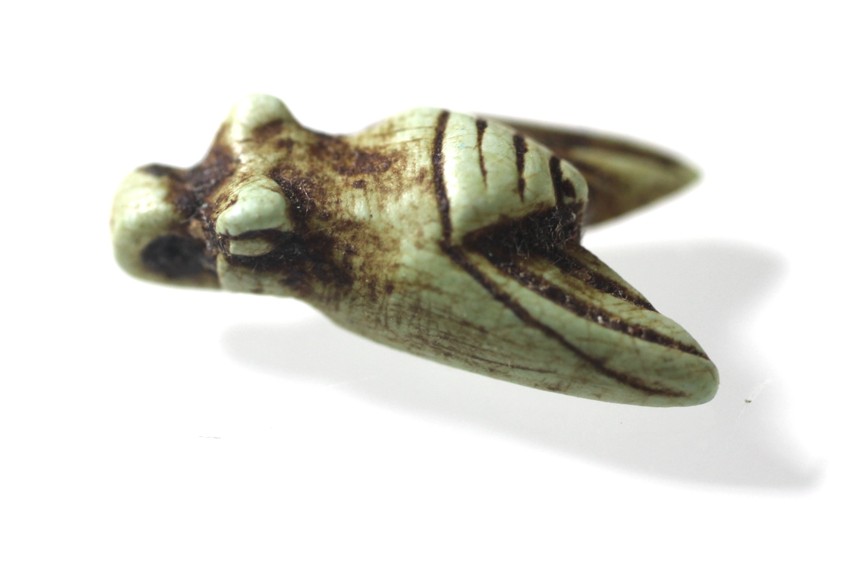 ANCIENT EGYPT. STONE FLY AMULET. 600 - 300 B.C