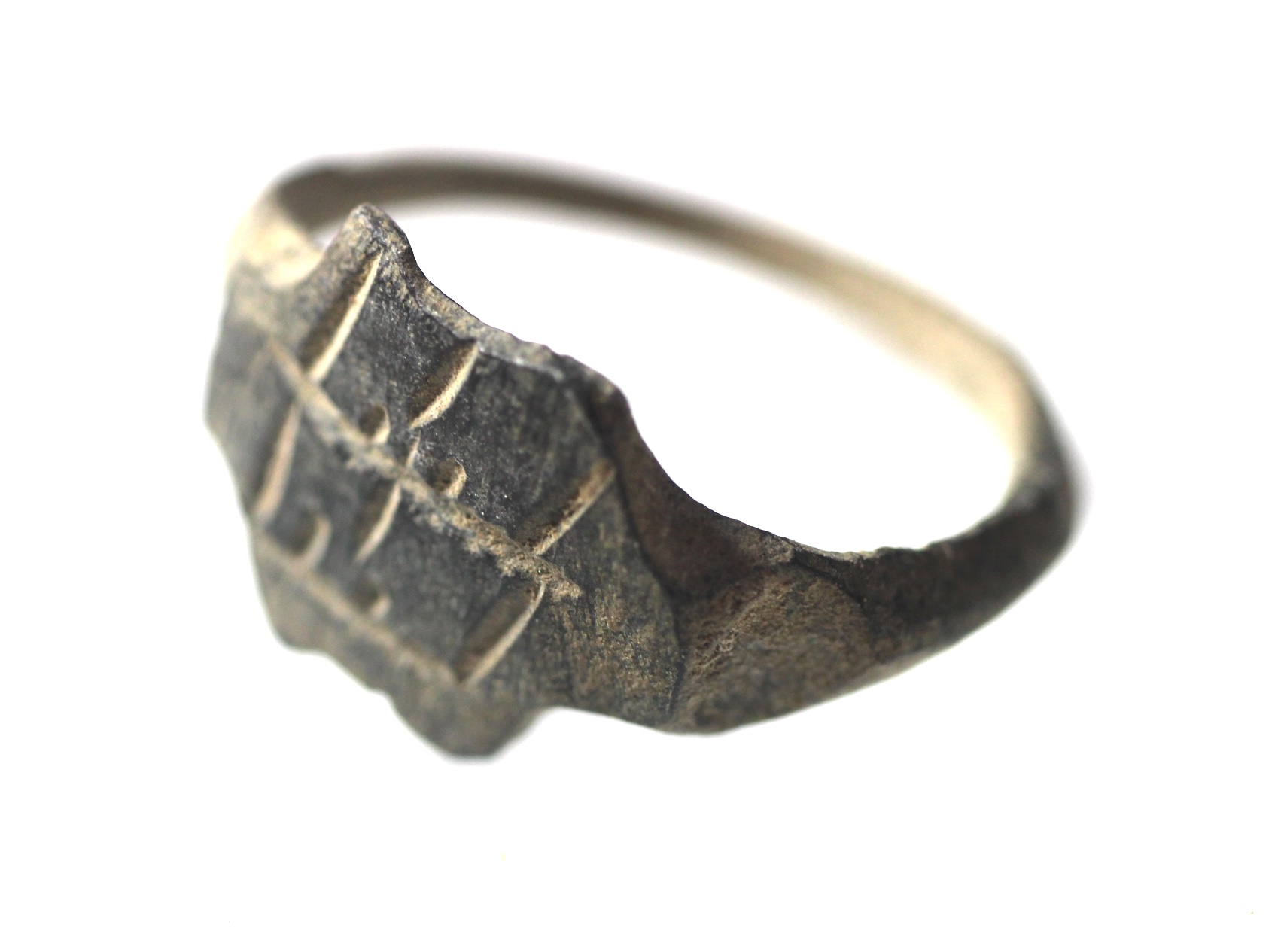 ANCIENT ISLAMIC. MAMLUK BRONZE RING 1200 A.D