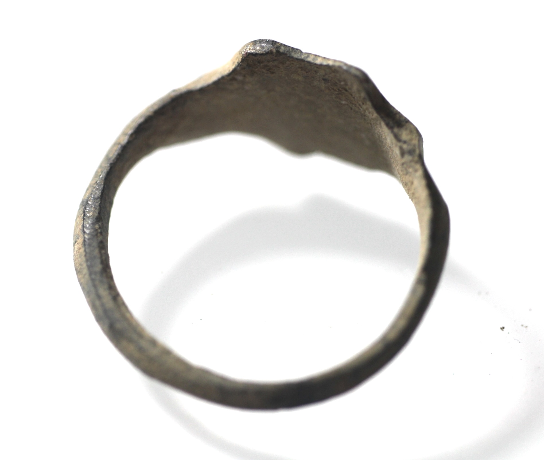 ANCIENT ISLAMIC. MAMLUK BRONZE RING 1200 A.D