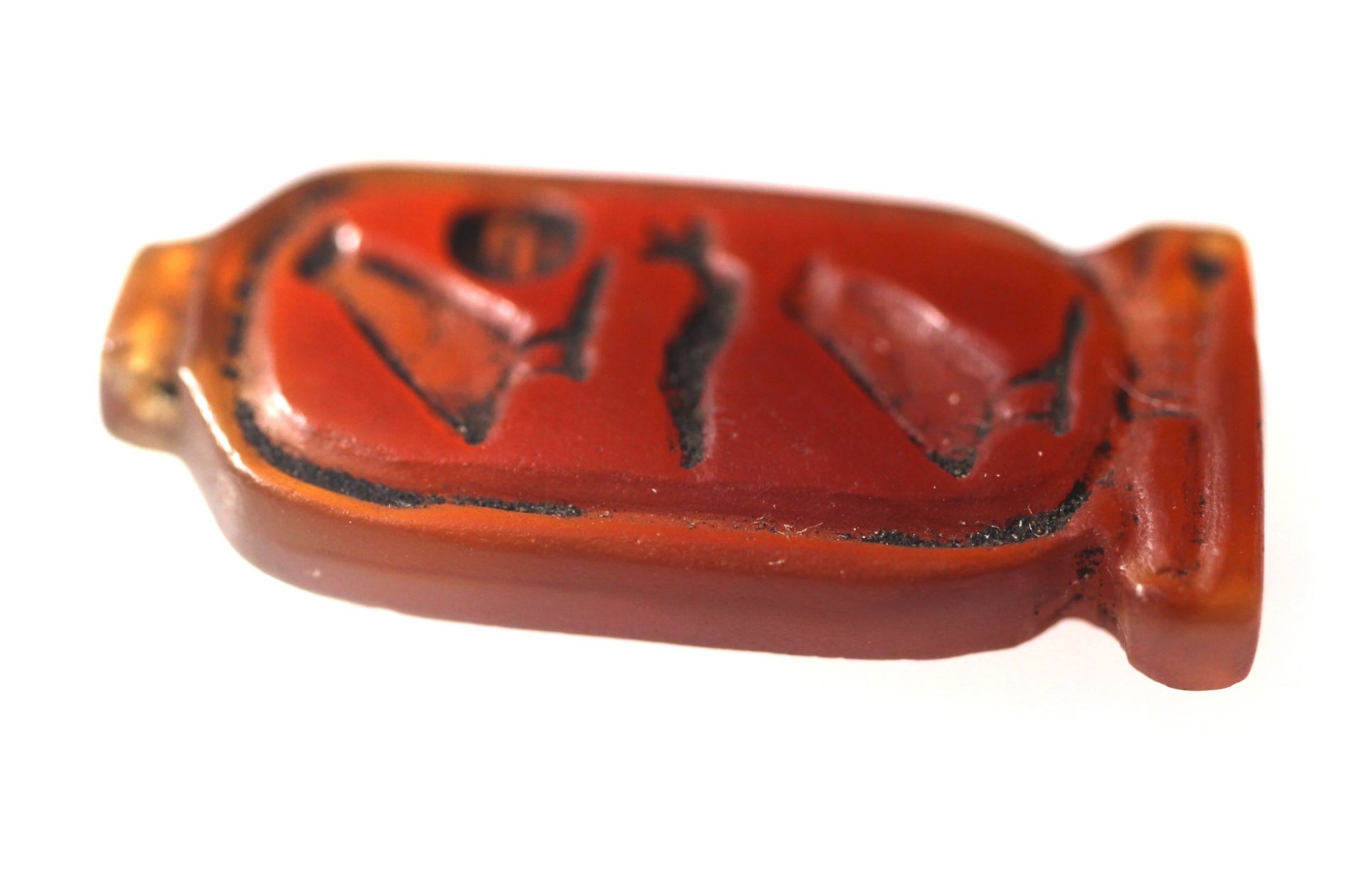 Acropolo. ANCIENT EGYPT. CARNELIAN STONE CARTOUCHE AMULET / PENDANT ...