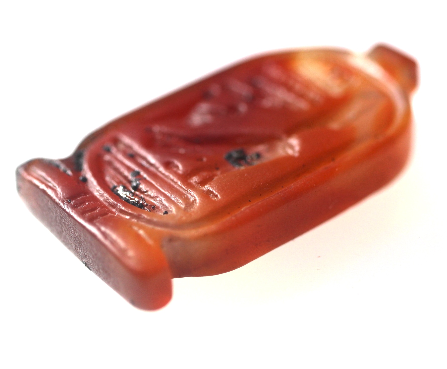 Acropolo. ANCIENT EGYPT. CARNELIAN STONE CARTOUCHE AMULET / PENDANT ...