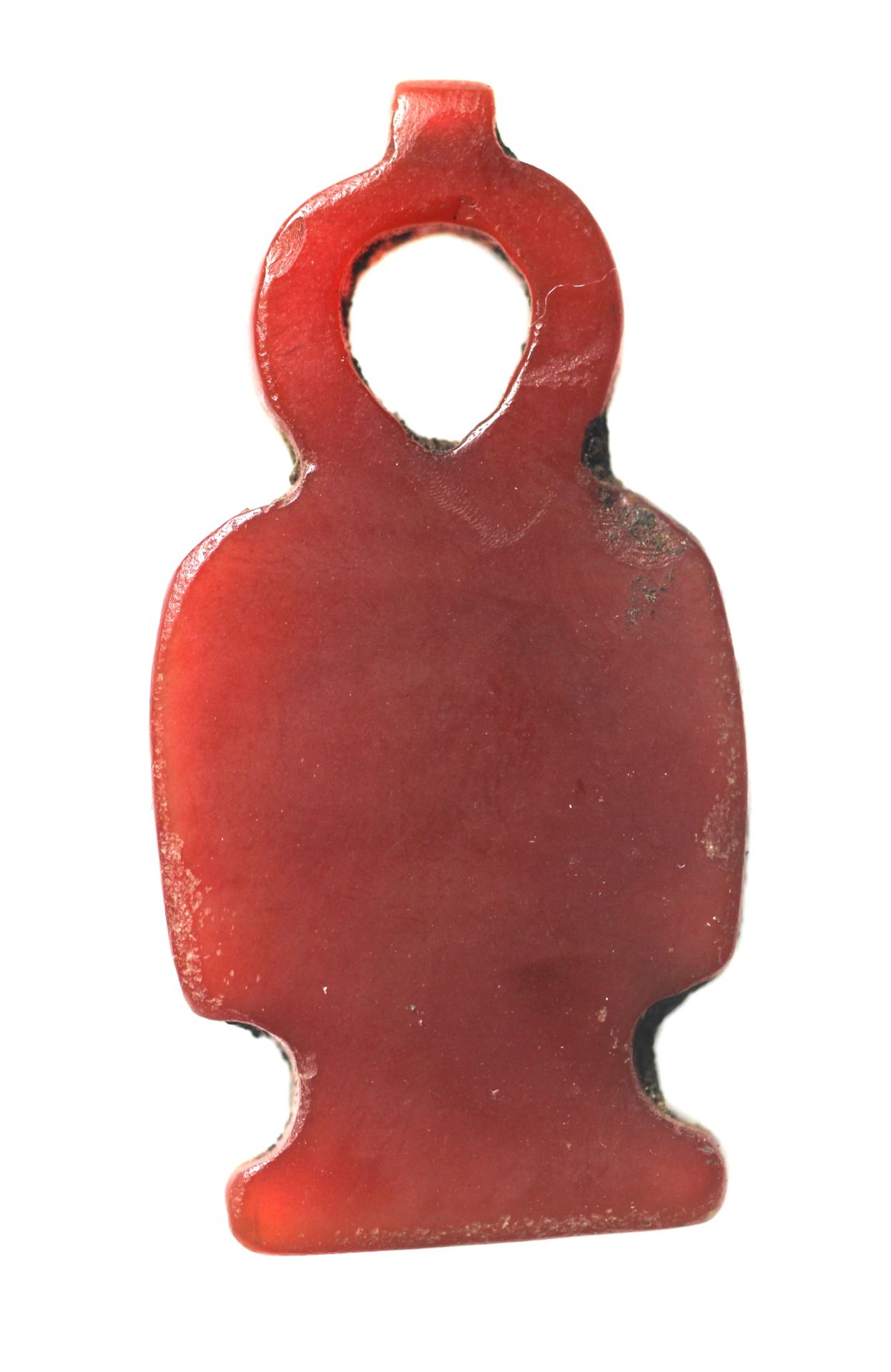 ANCIENT EGYPT. CARNELIAN STONE TYET "ISIS KNOT" AMULET . 13 CENTURY B.C ...