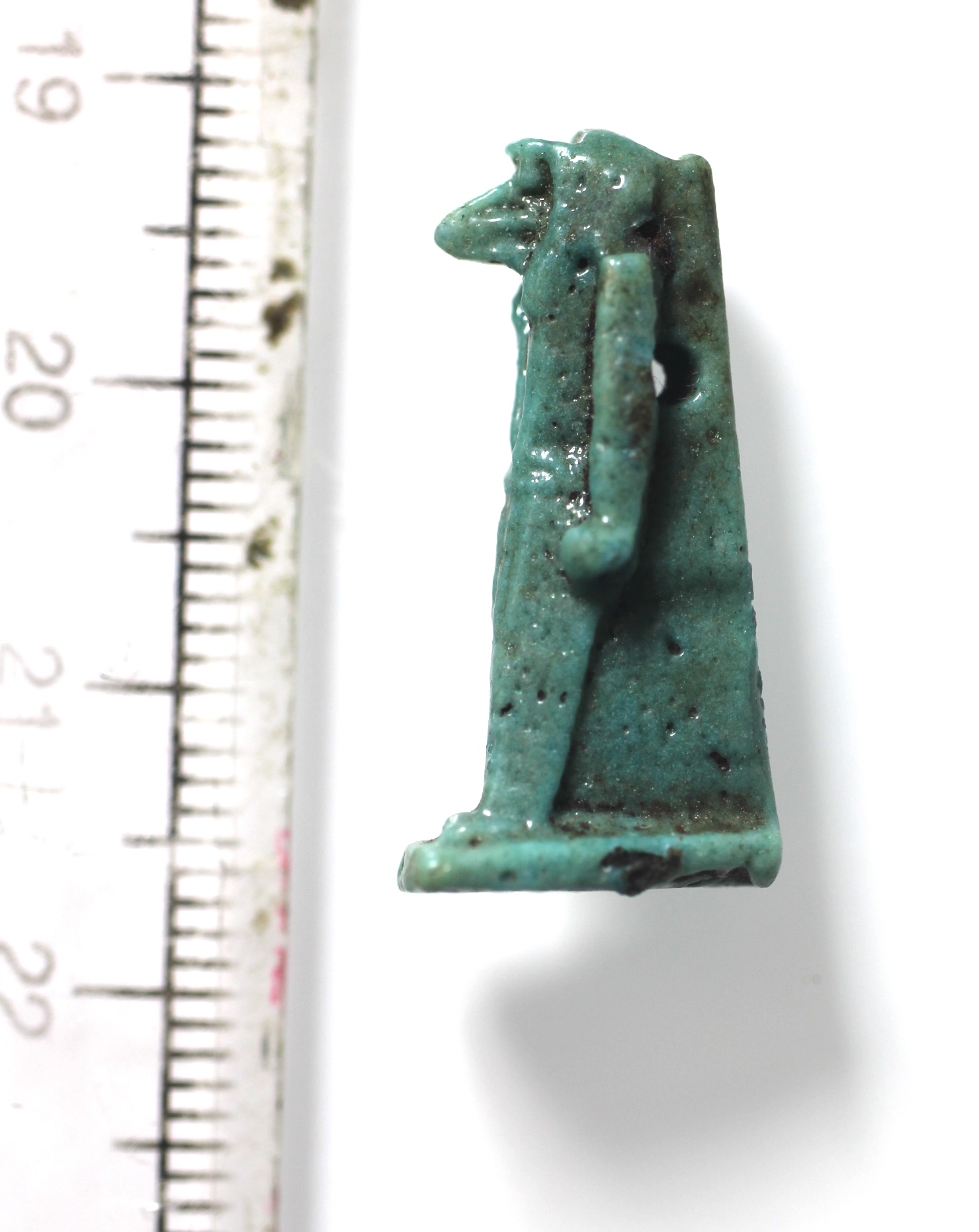 ANCIENT EGYPT. NICE FAIENCE THOTH AMULET . 600 - 300 B.C