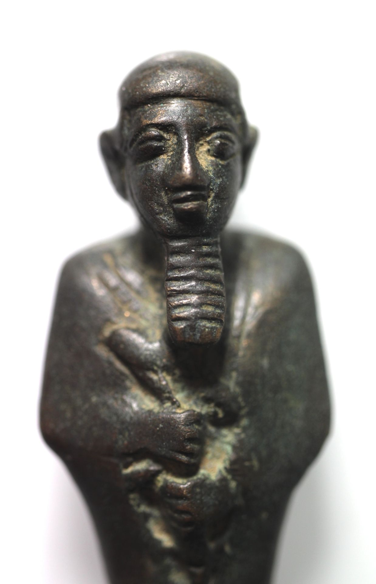ANCIENT EGYPT. BRONZE PTAH STATUE. 600 - 300 B.C