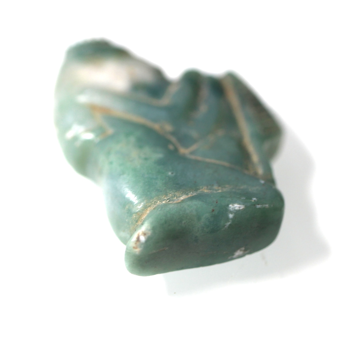 ANCIENT EGYPT STONE KNEELING FIGURE. 1250 B.C