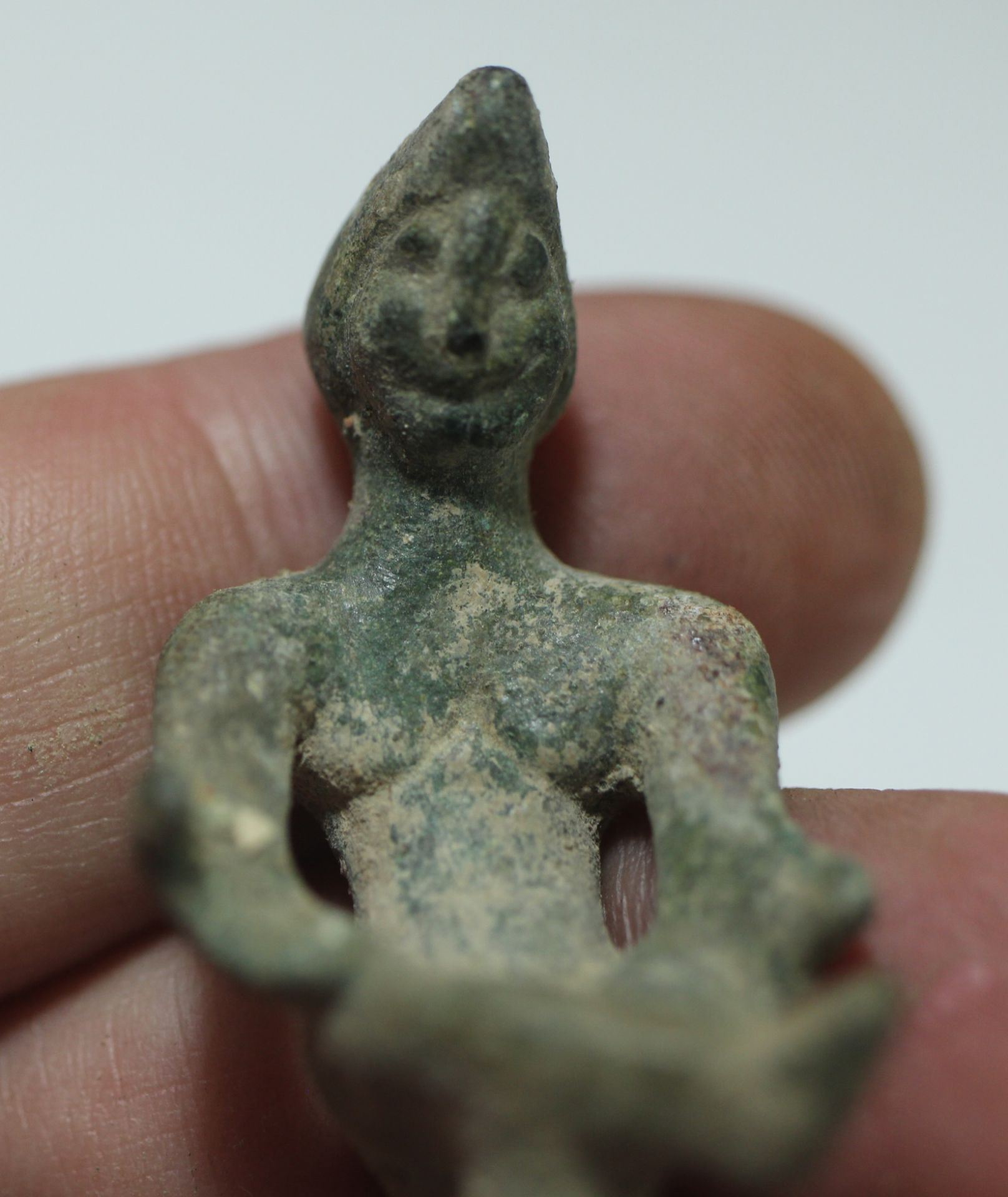 Acropolo. Iron Age II, 8th–7th century BC. Bronze Figurine. FERTILITY ...