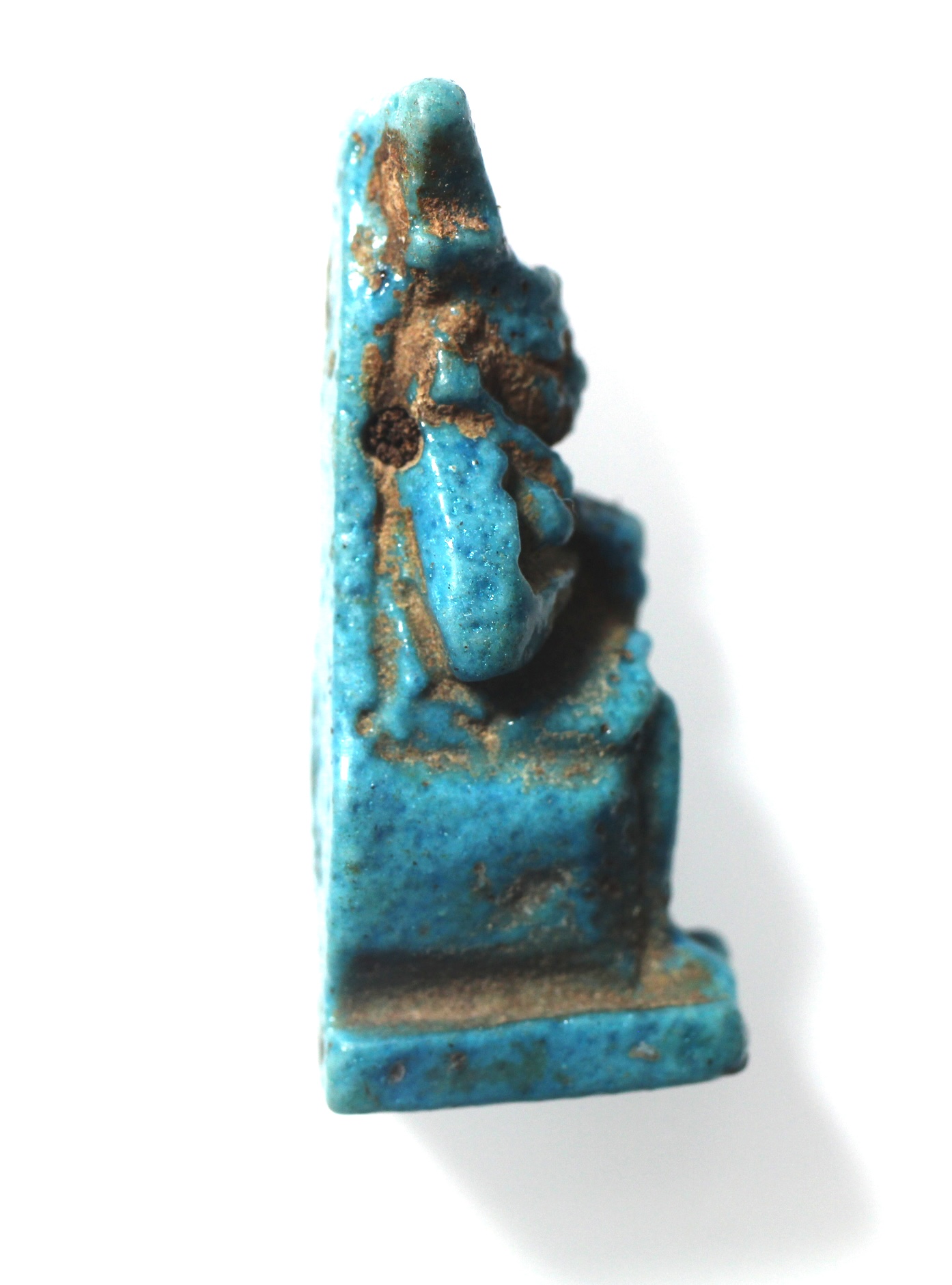 Acropolo. ANCIENT EGYPT. FAIENCE AMULET OF ISIS NURSING BABY HORUS. 600 ...