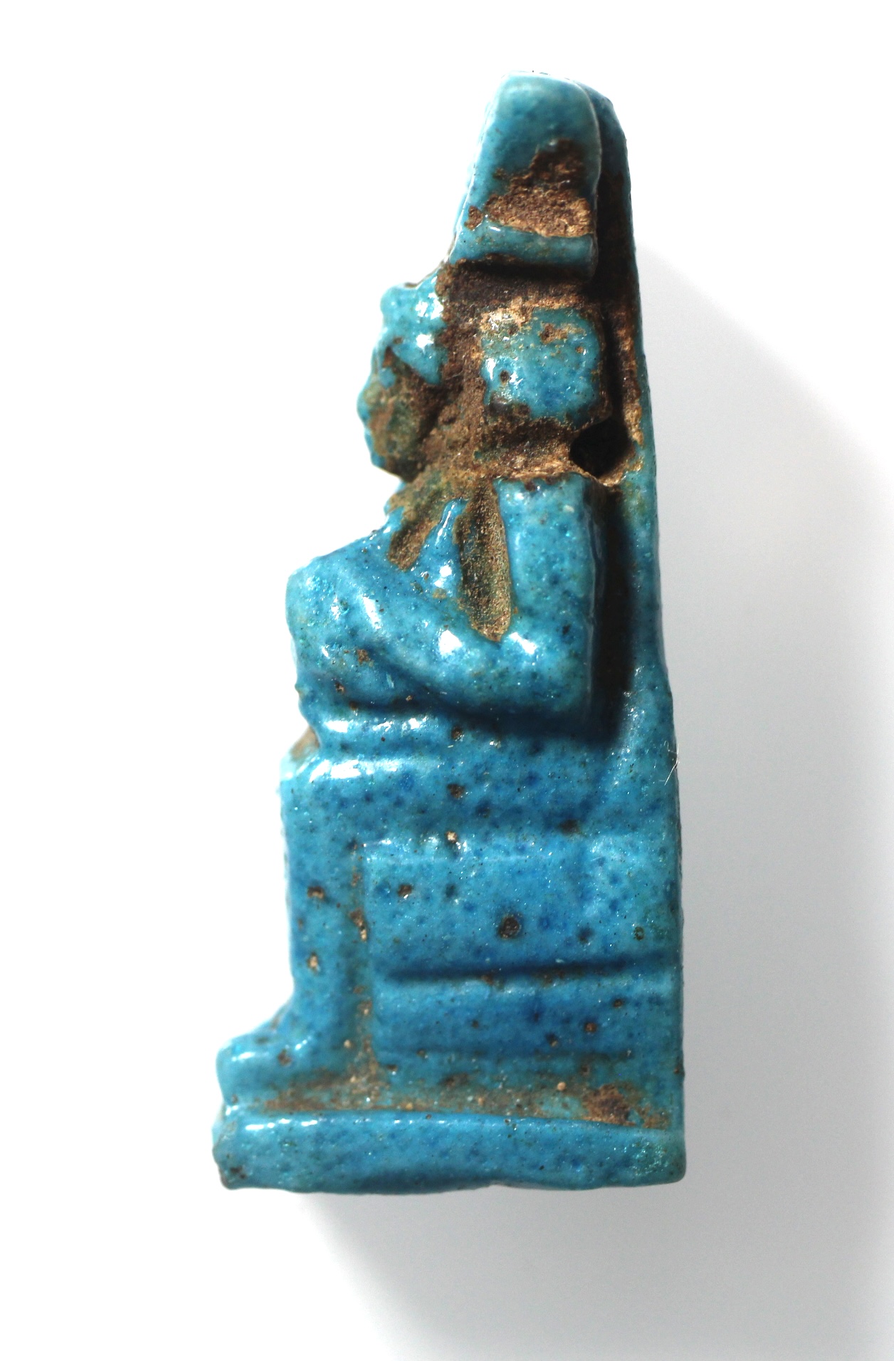 Acropolo. ANCIENT EGYPT. FAIENCE AMULET OF ISIS NURSING BABY HORUS. 600 ...