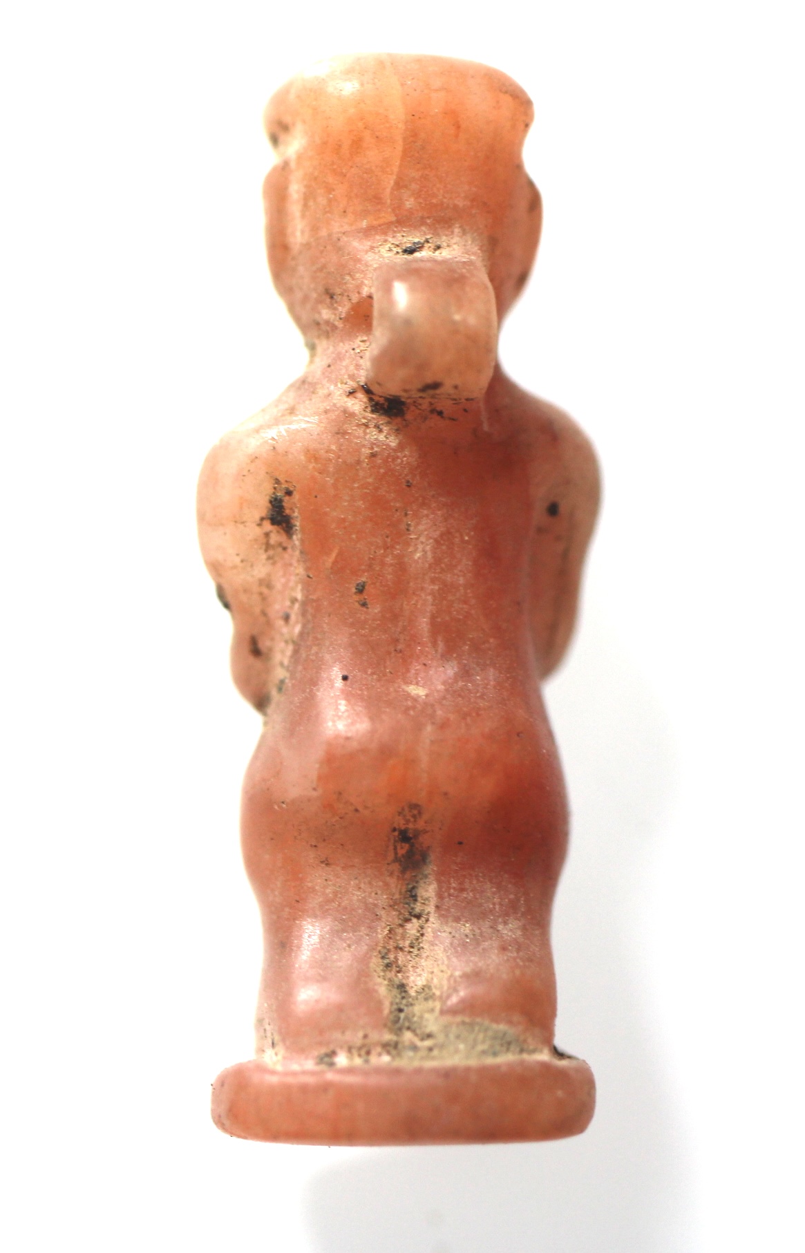 ANCIENT EGYPT. CARNELIAN PATAIKOS AMULET . 1250 B.C. NEW KINGDOM