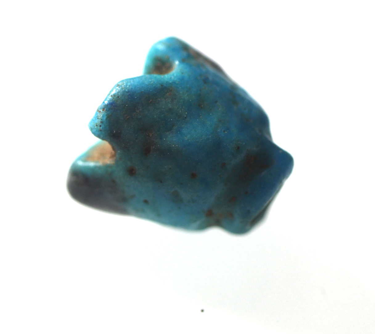 Acropolo. ANCIENT EGYPT. TIME OF TUTANKHAMUN FAIENCE AMULET. LOTUS ...