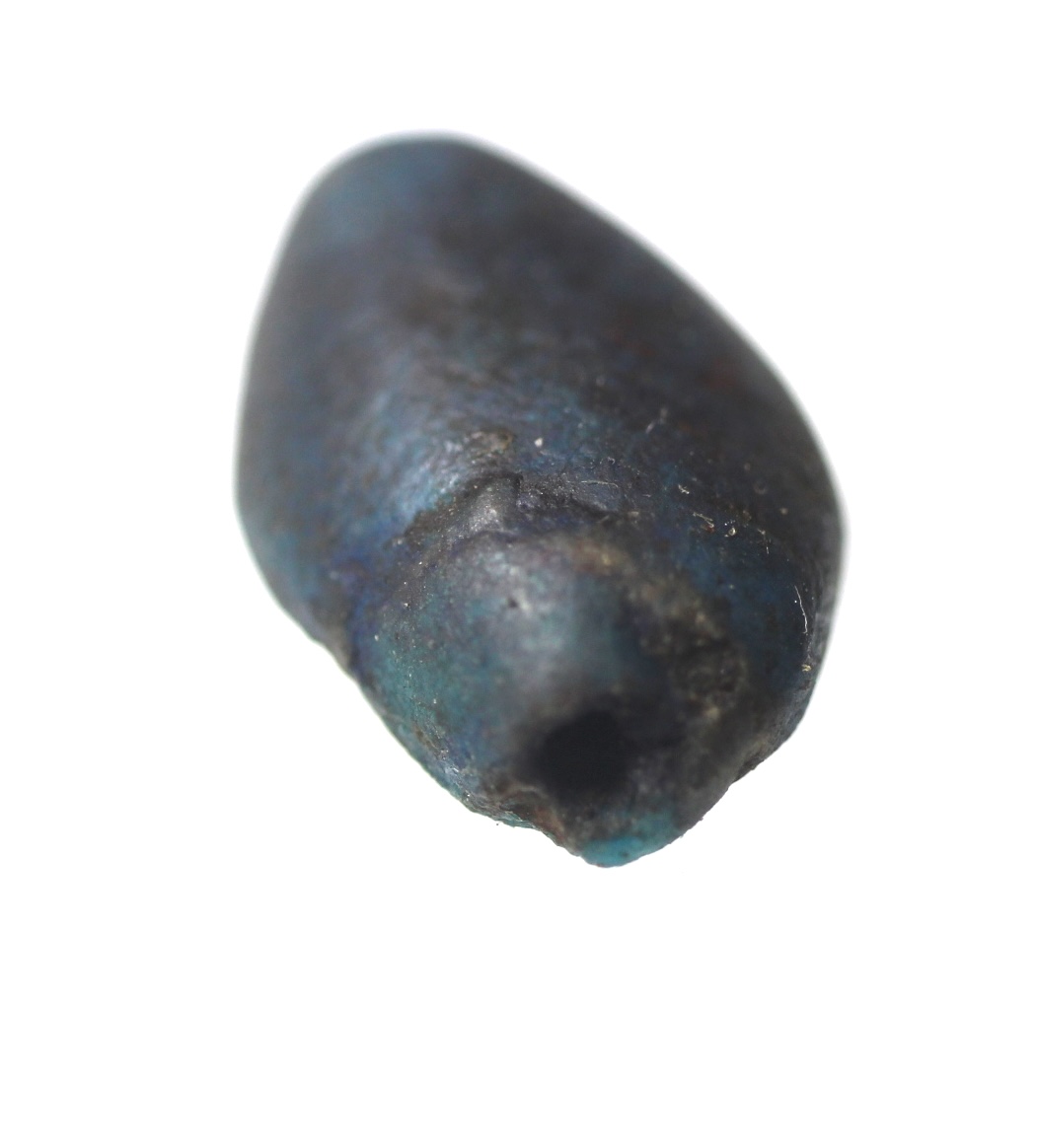 ANCIENT EGYPT. FAIENCE (EGYPTIAN BLUE) NEW KINGDOM SCARABOID 1400 B.C