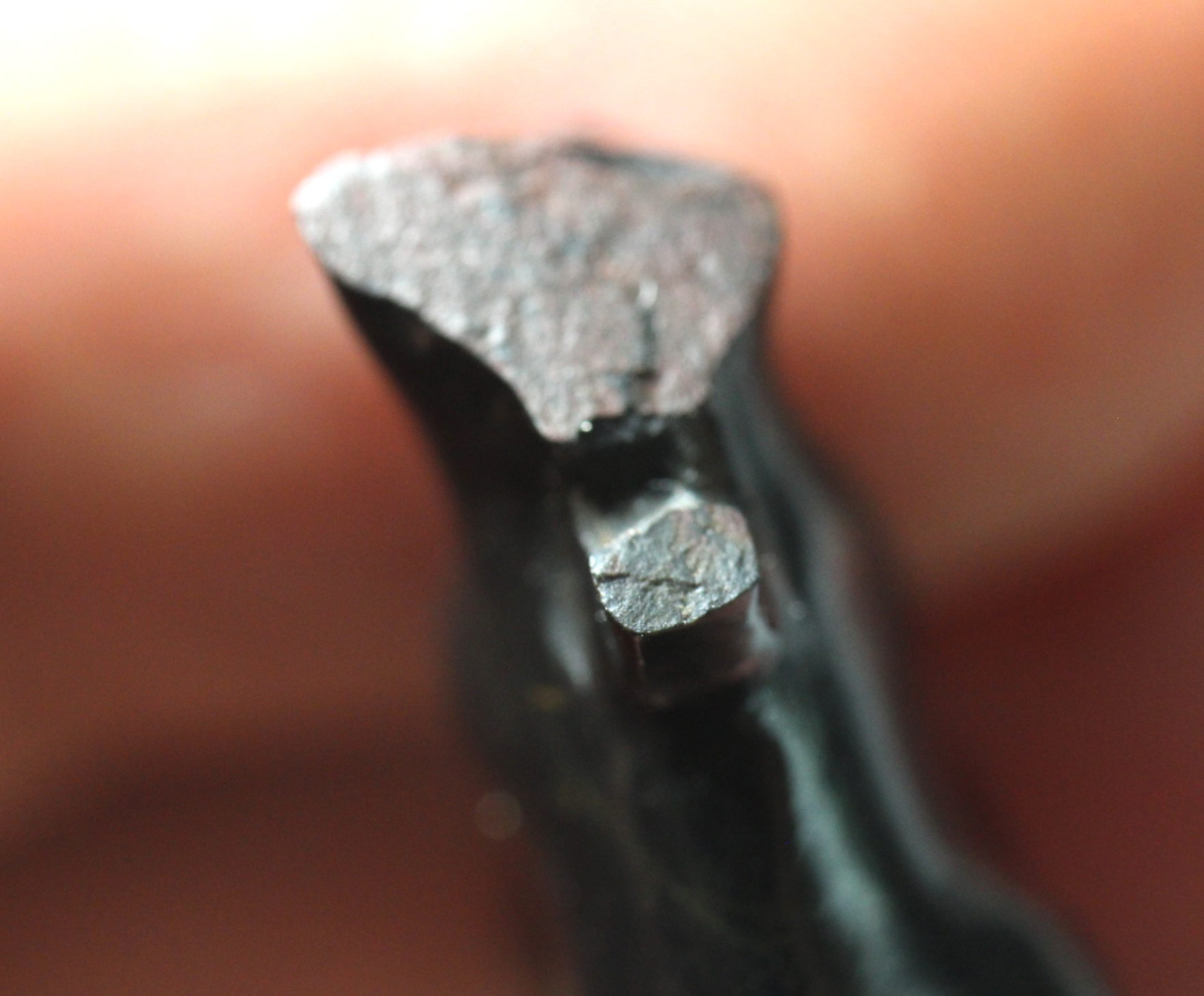 ANCIENT EGYPT. GLASS? CAT AMULET. 600 - 300 B.C