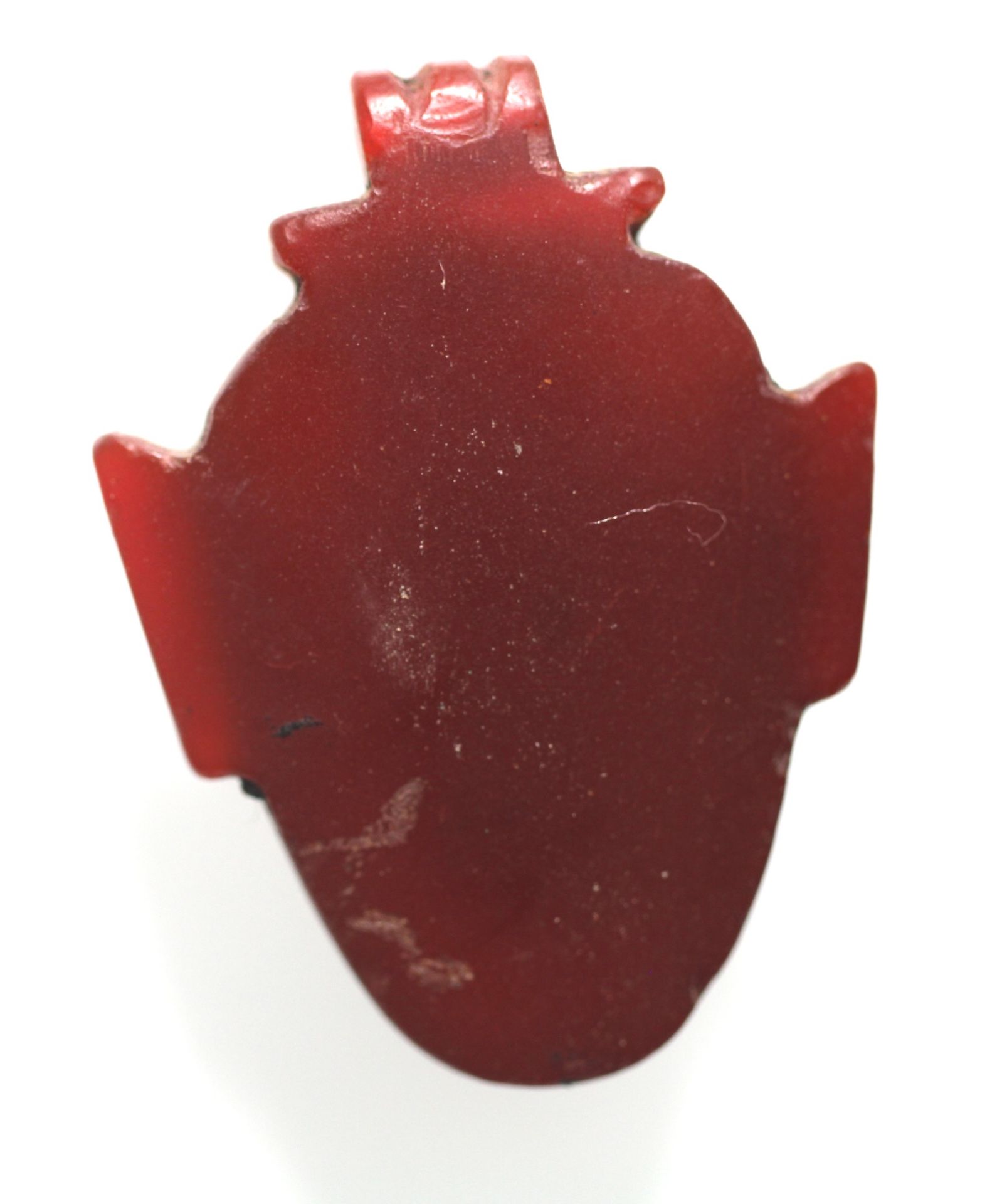 ANCIENT EGYPT. NEW KINGDOM CARNELIAN HEART AMULET 1250 B.C KING ...