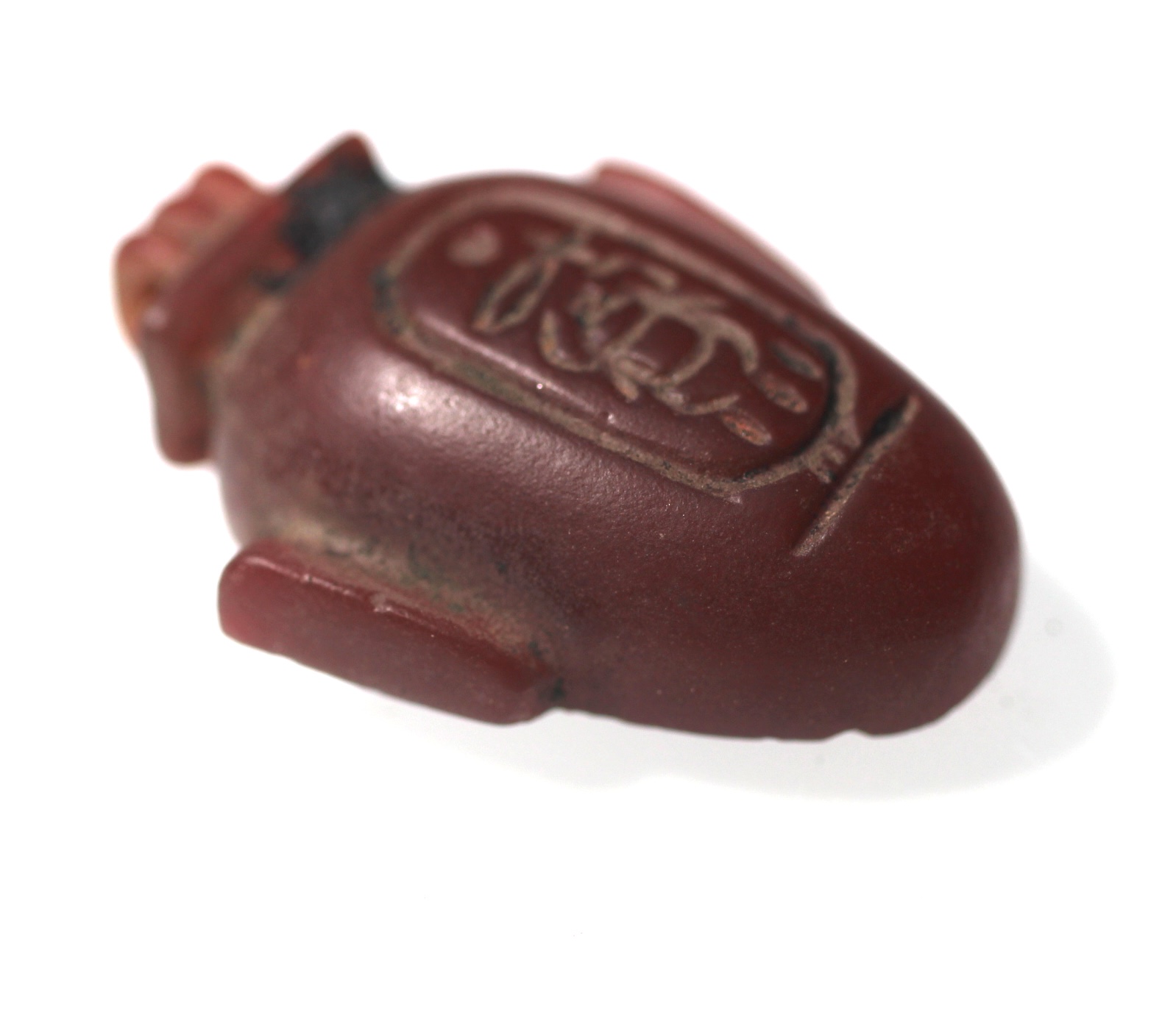 ANCIENT EGYPT. NEW KINGDOM CARNELIAN HEART AMULET 1250 B.C KING ...