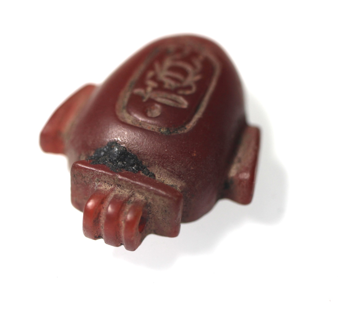 ANCIENT EGYPT. NEW KINGDOM CARNELIAN HEART AMULET 1250 B.C KING ...