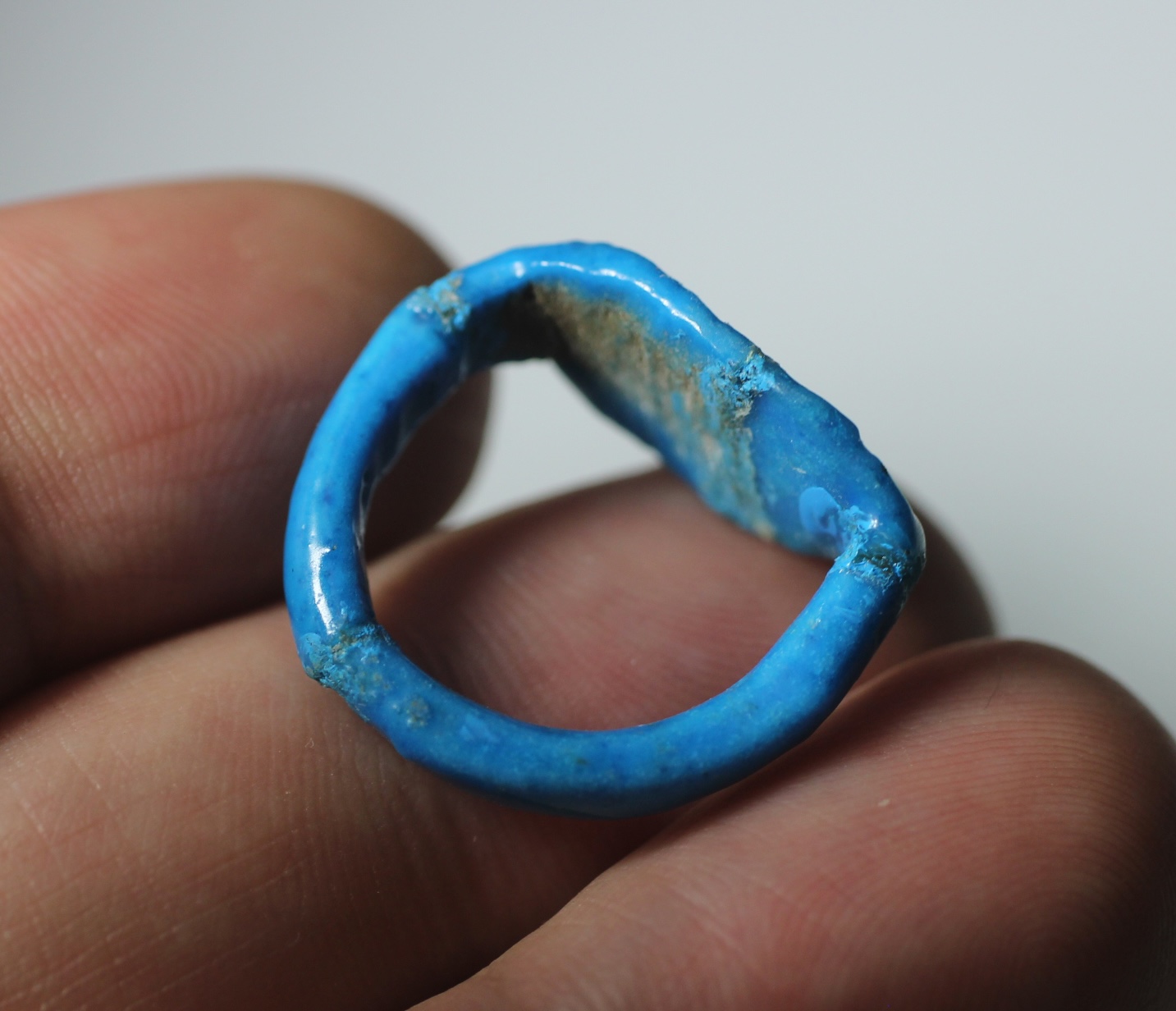 Acropolo. ANCIENT EGYPT. FAIENCE RING AMARNA. 1340 B.C. KING ...